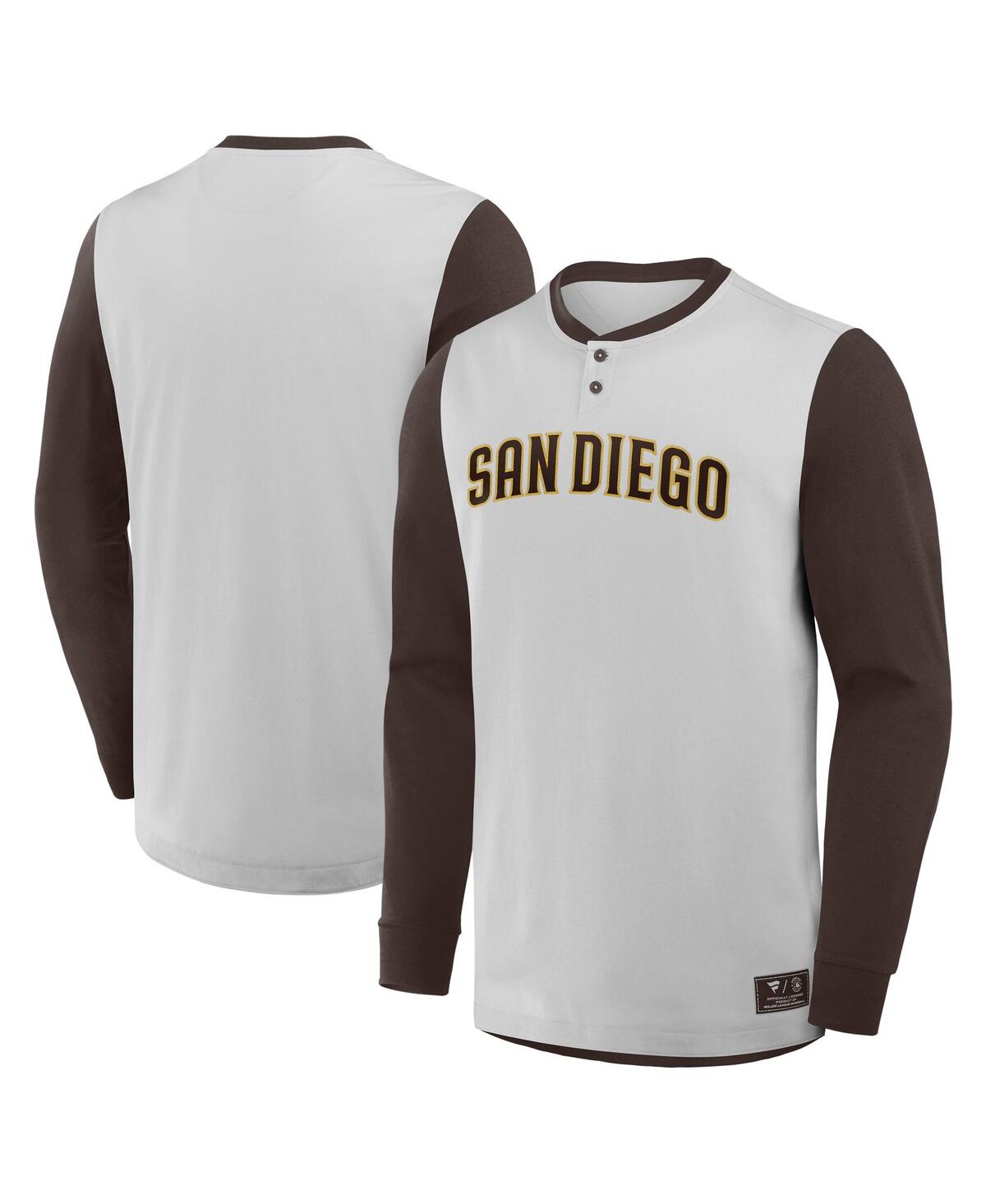 Click here for Fanatics Mens Gray/Brown San Diego Padres Clubhous... prices