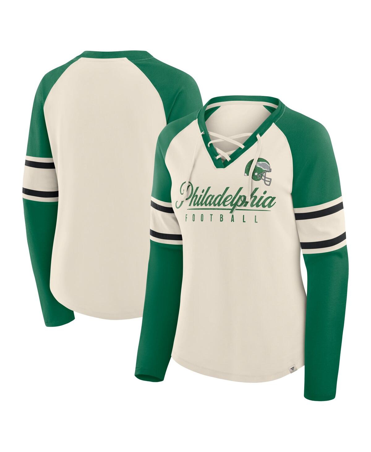 Click here for Fanatics Womens Cream/Kelly Green Philadelphia Eag... prices