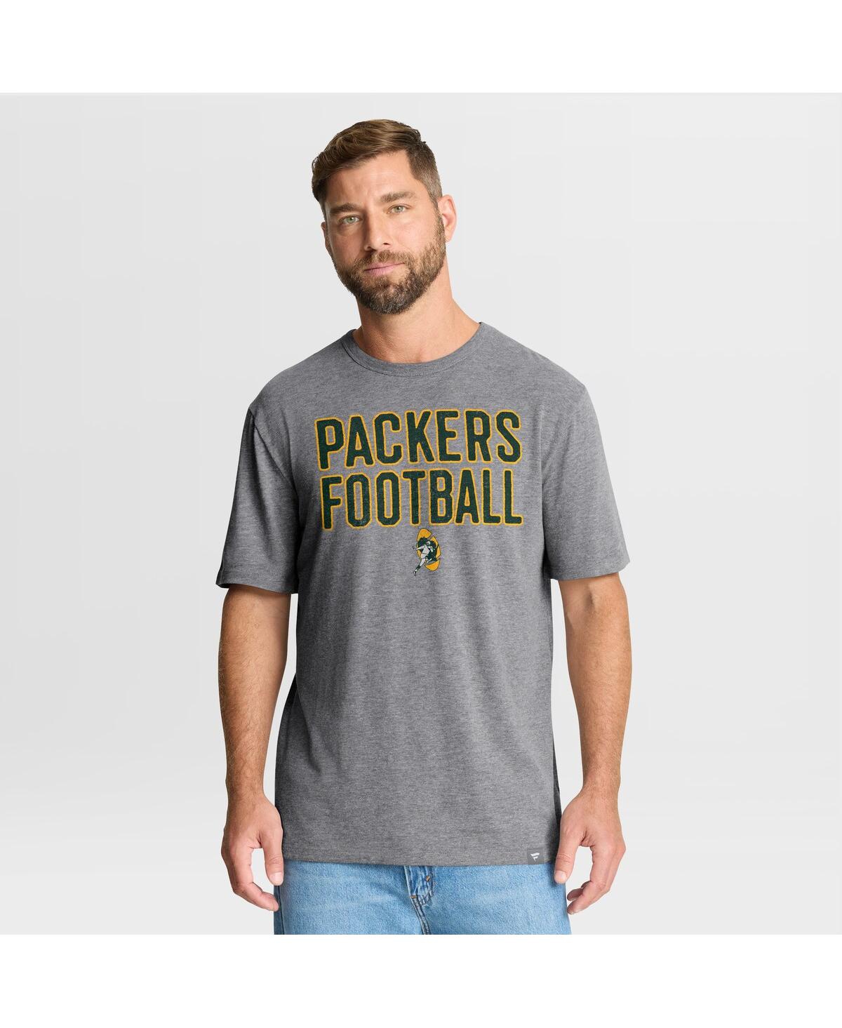 Click here for Fanatics Mens Heather Gray Green Bay Packers First... prices