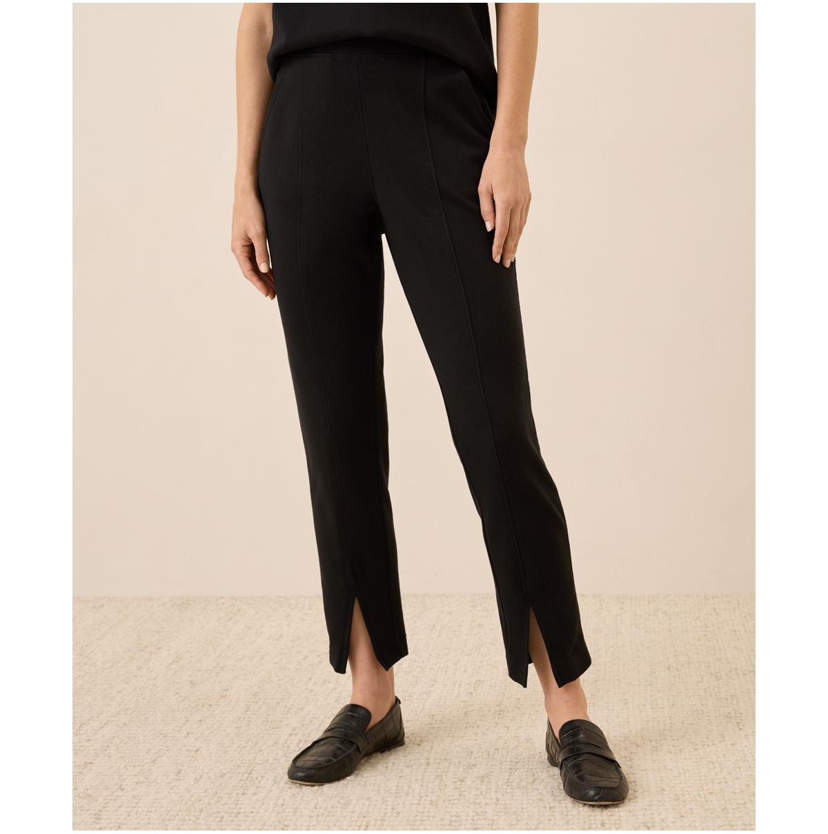 Click here for Pact Womens Airplane Tapered Leg Pant - Black prices