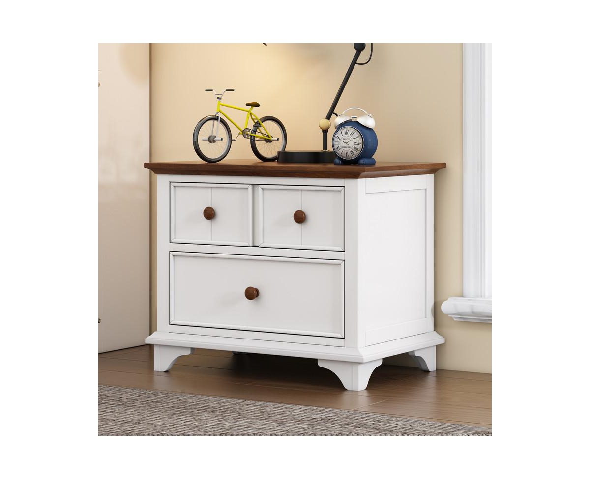 Click here for Casainc Wooden Small Cabinet with Two Drawer - Whi... prices