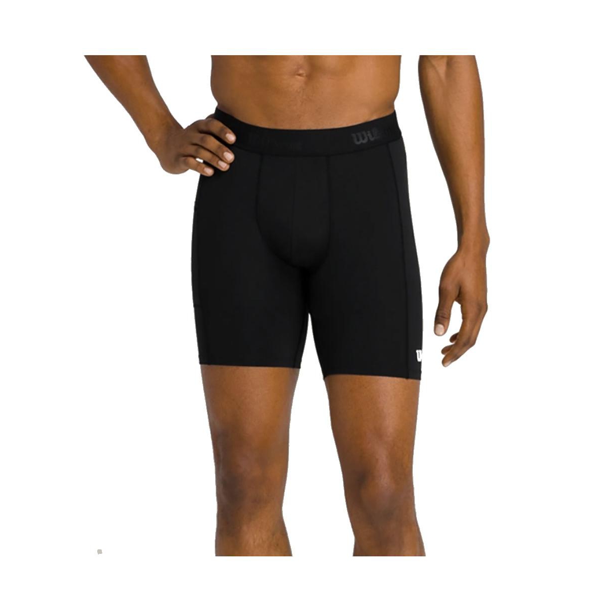 Click here for Wilson Mens Tennis Compression Shorts - Black prices