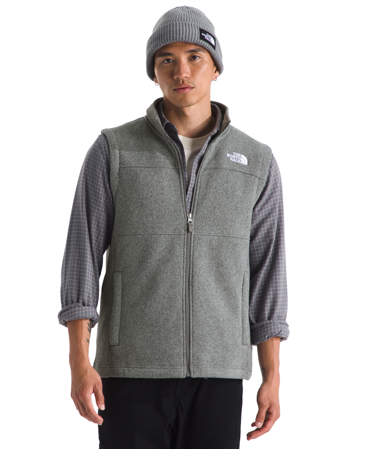 Click here for The North Face Mens Gordon Lyons Vest - Medium Gra... prices