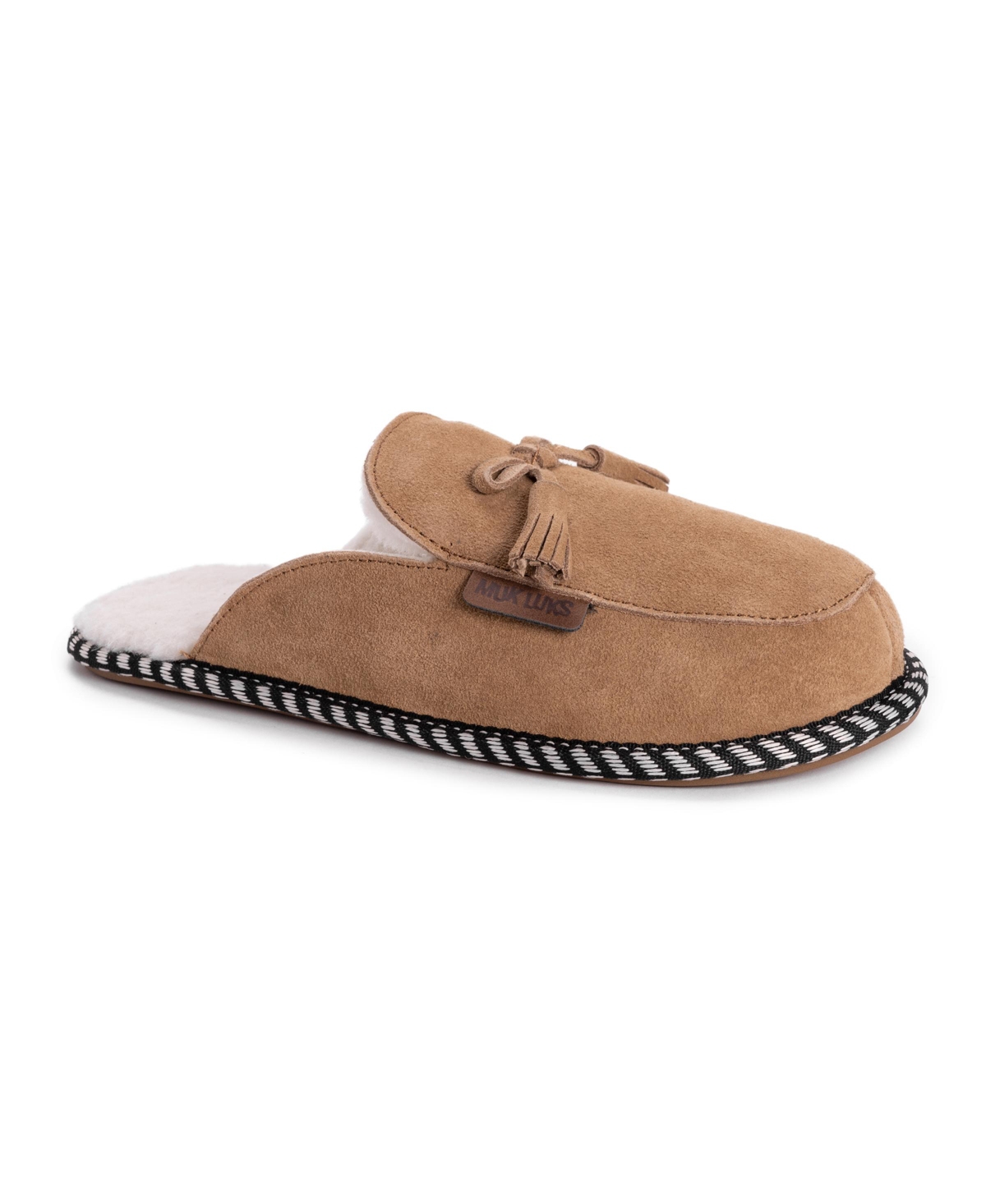 Muk Luks Womens Cosette Mule Slippers - Camel