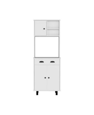 We Have Furniture Kitchen Pantry Naomi, Kitchen, White - Macy's