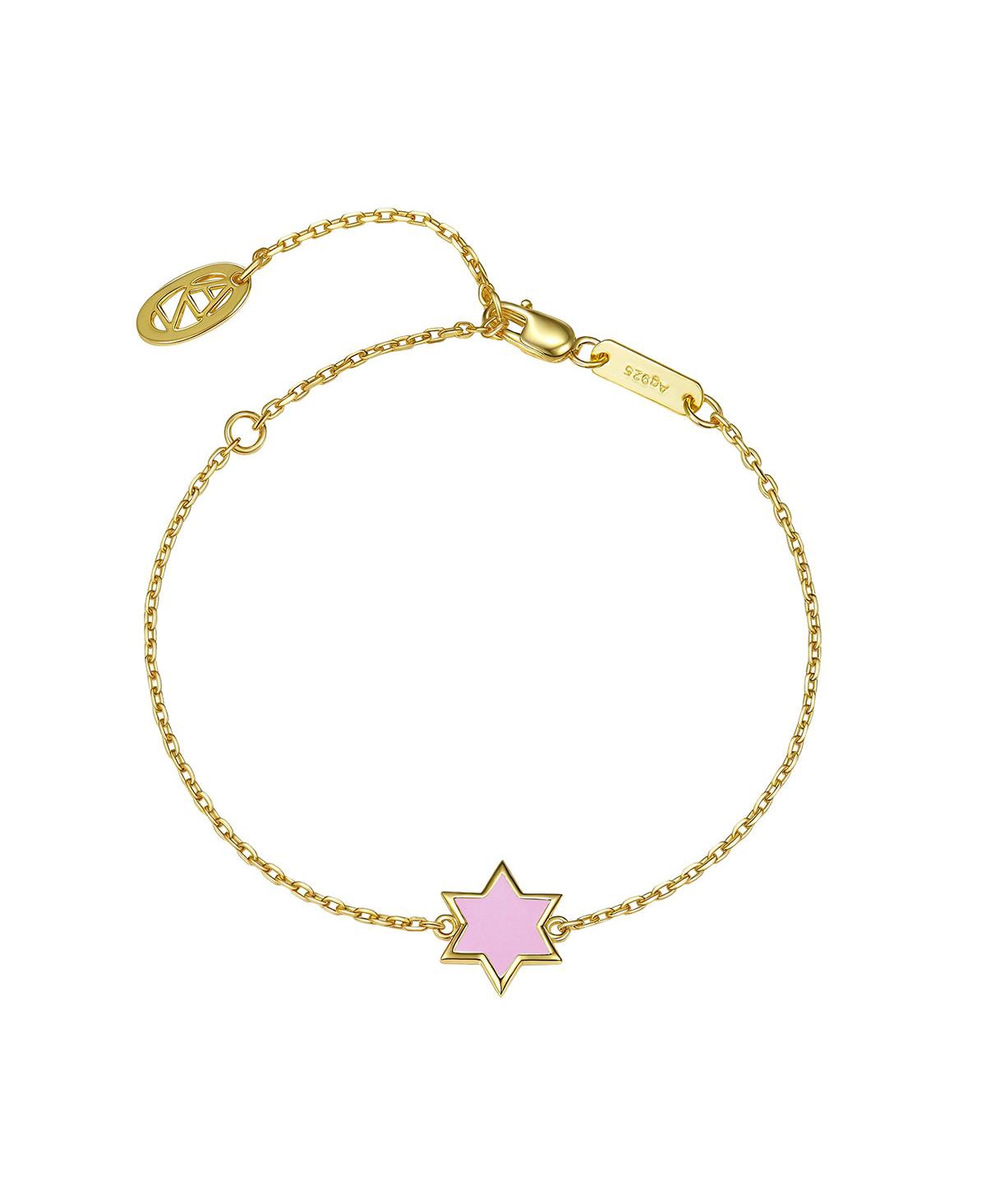 Click here for Anna Zuckerman Petit Star of David Bracelet in Pin... prices