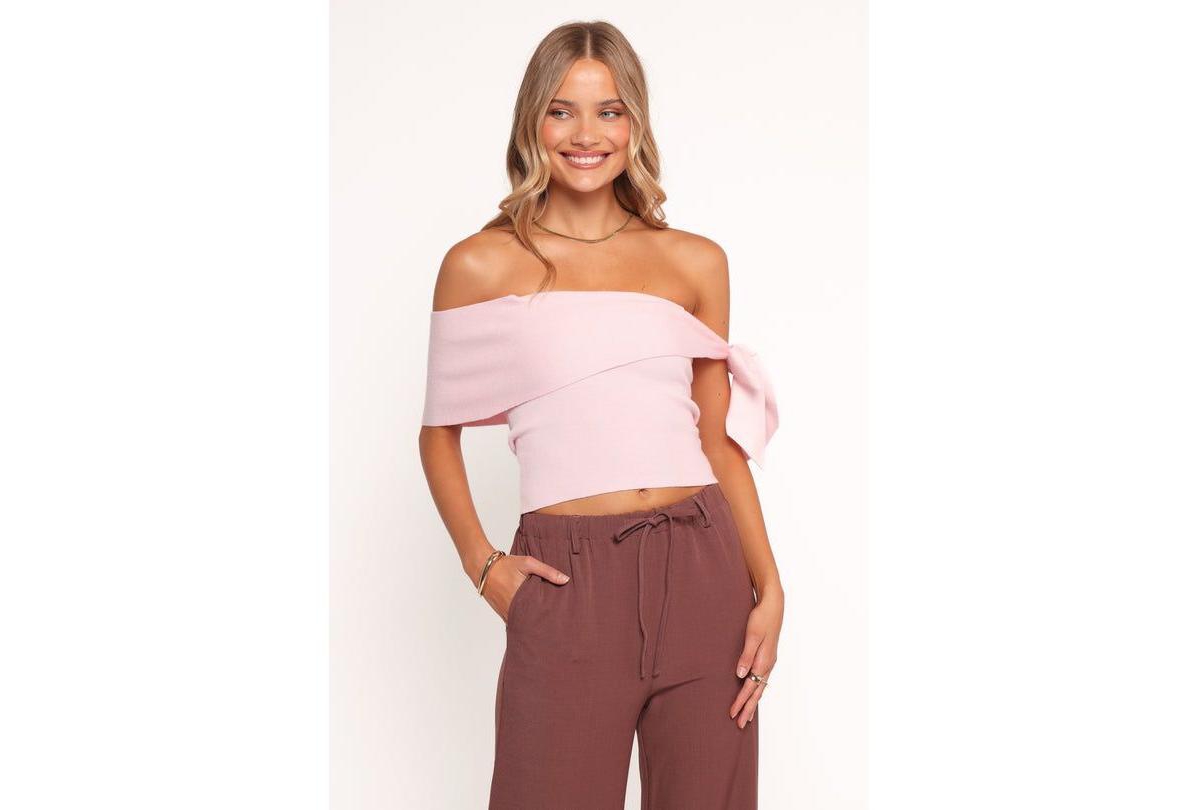 Click here for Petal and Pup Womens Charama Off Shoulder Knit Top... prices