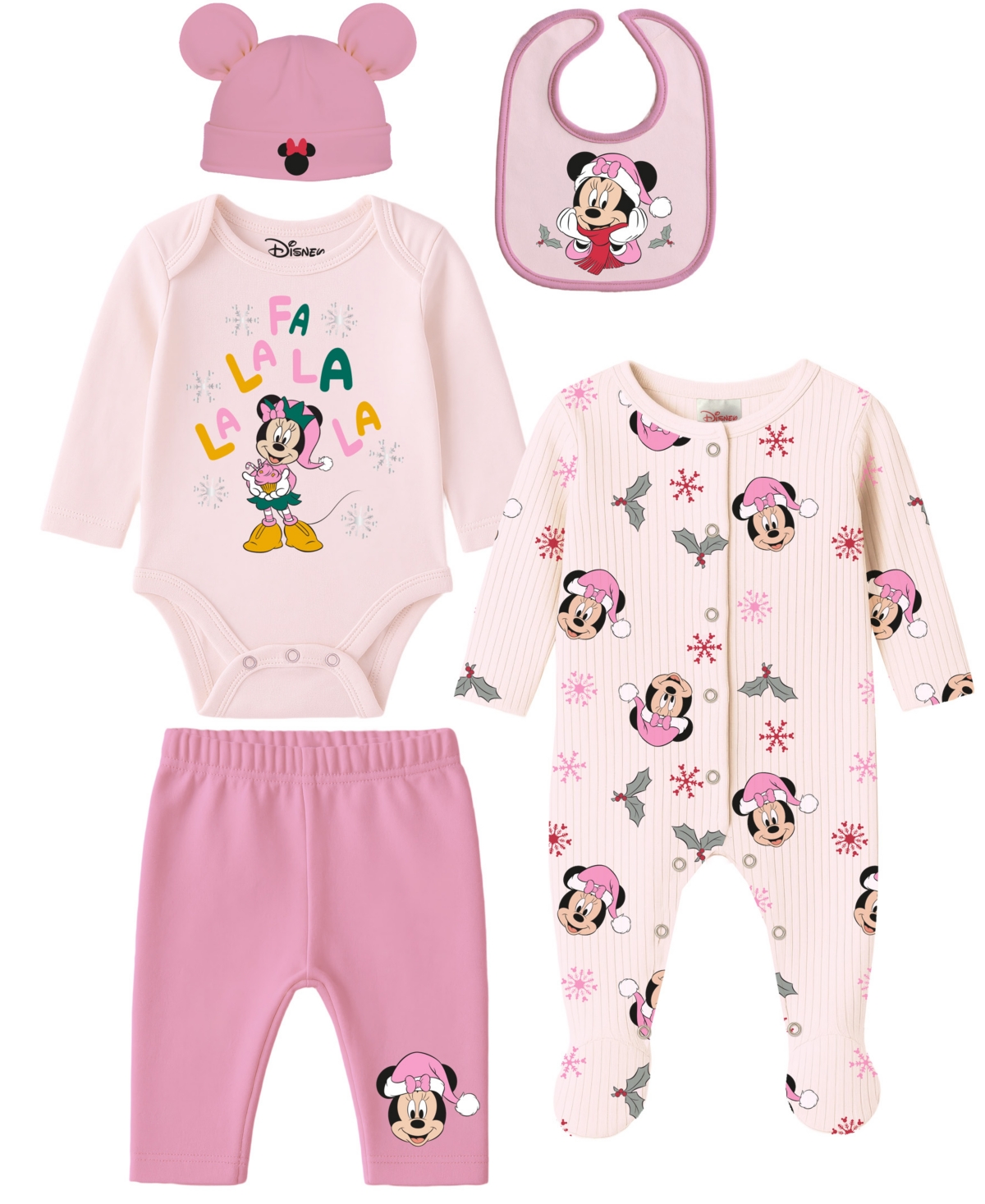 Click here for Disney Baby Girls 5-Piece Minnie Mouse Coverall  B... prices