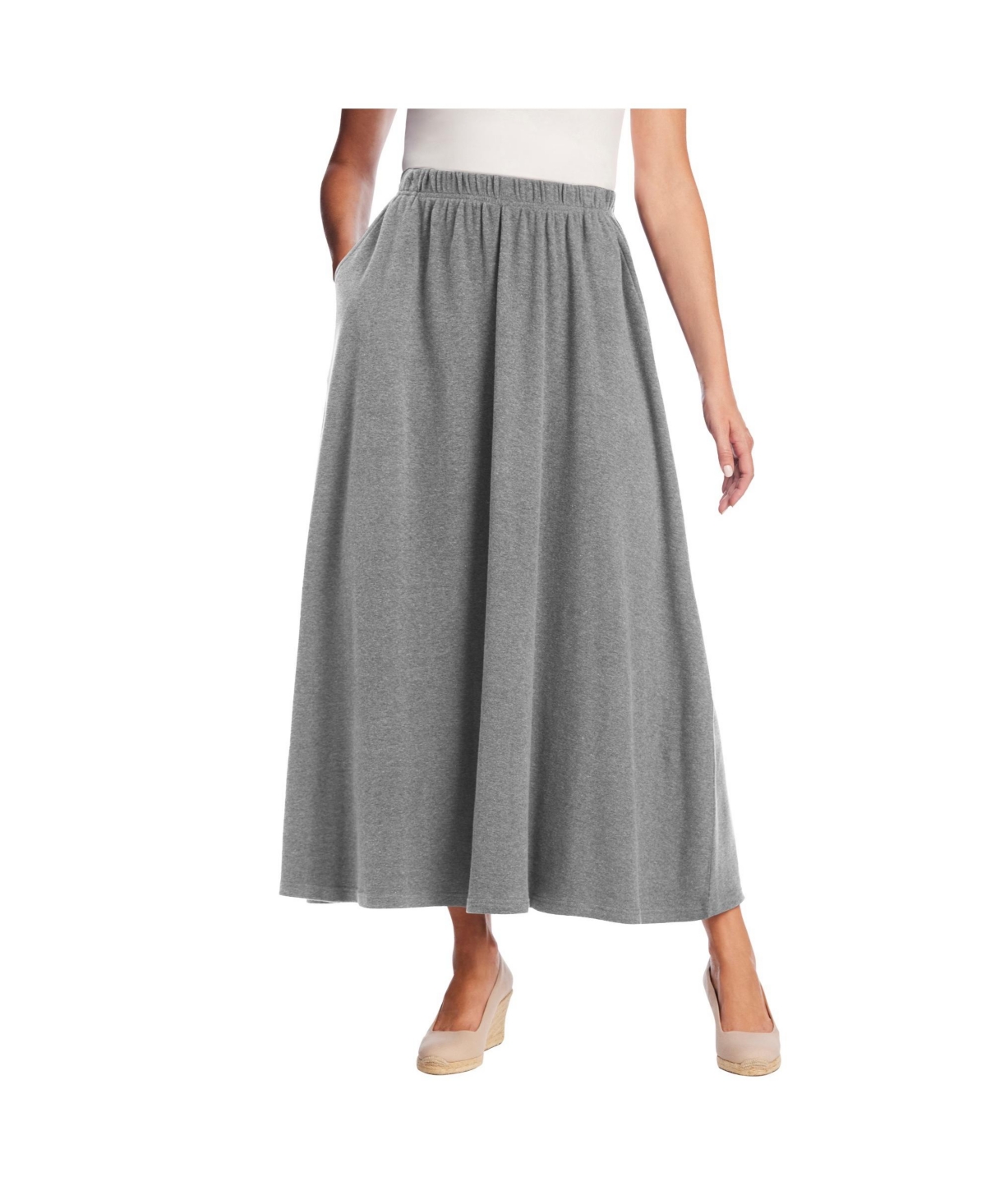 Click here for Woman Within Plus Size Within 7-Day Maxi Skirt - M... prices