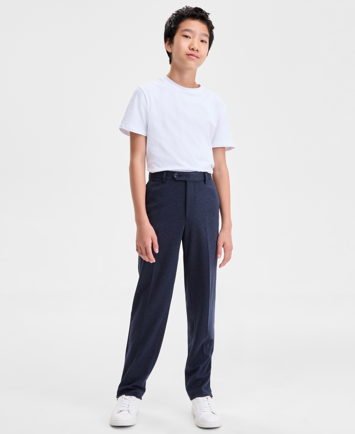 Click here for Michael Kors Boys 8-20 Tailored Knit Pants - Denim prices