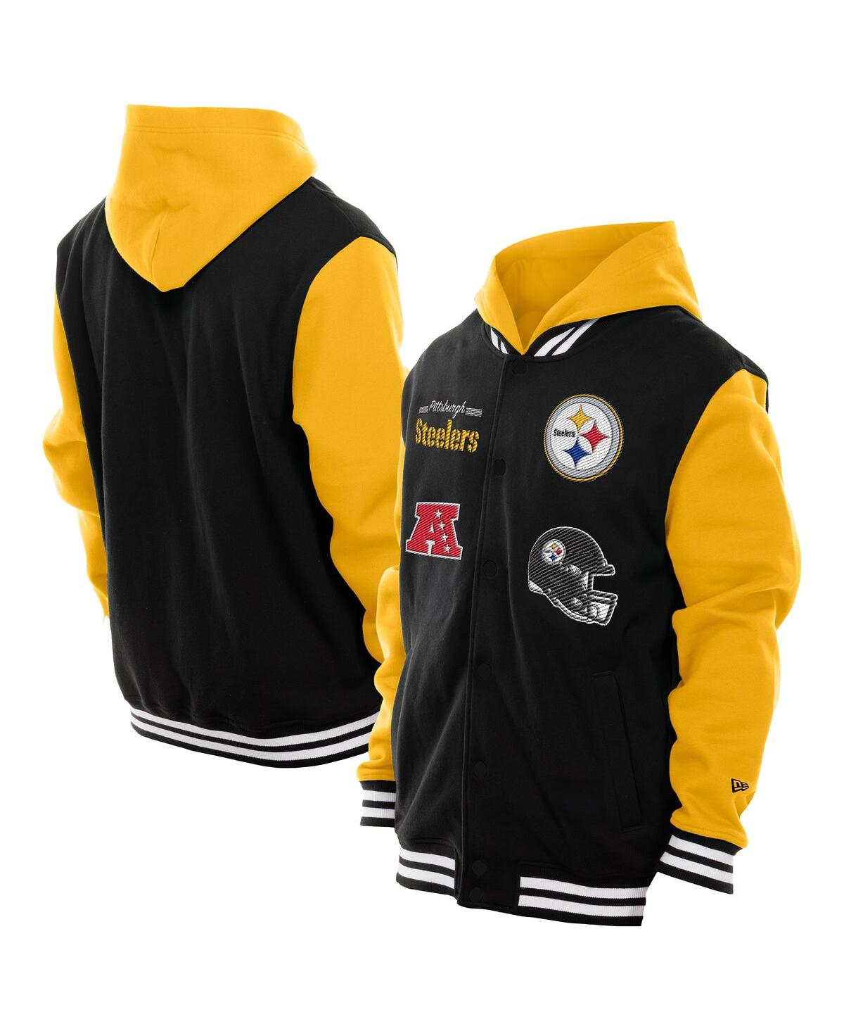 Click here for New Era Mens Black Pittsburgh Steelers Full-Snap F... prices