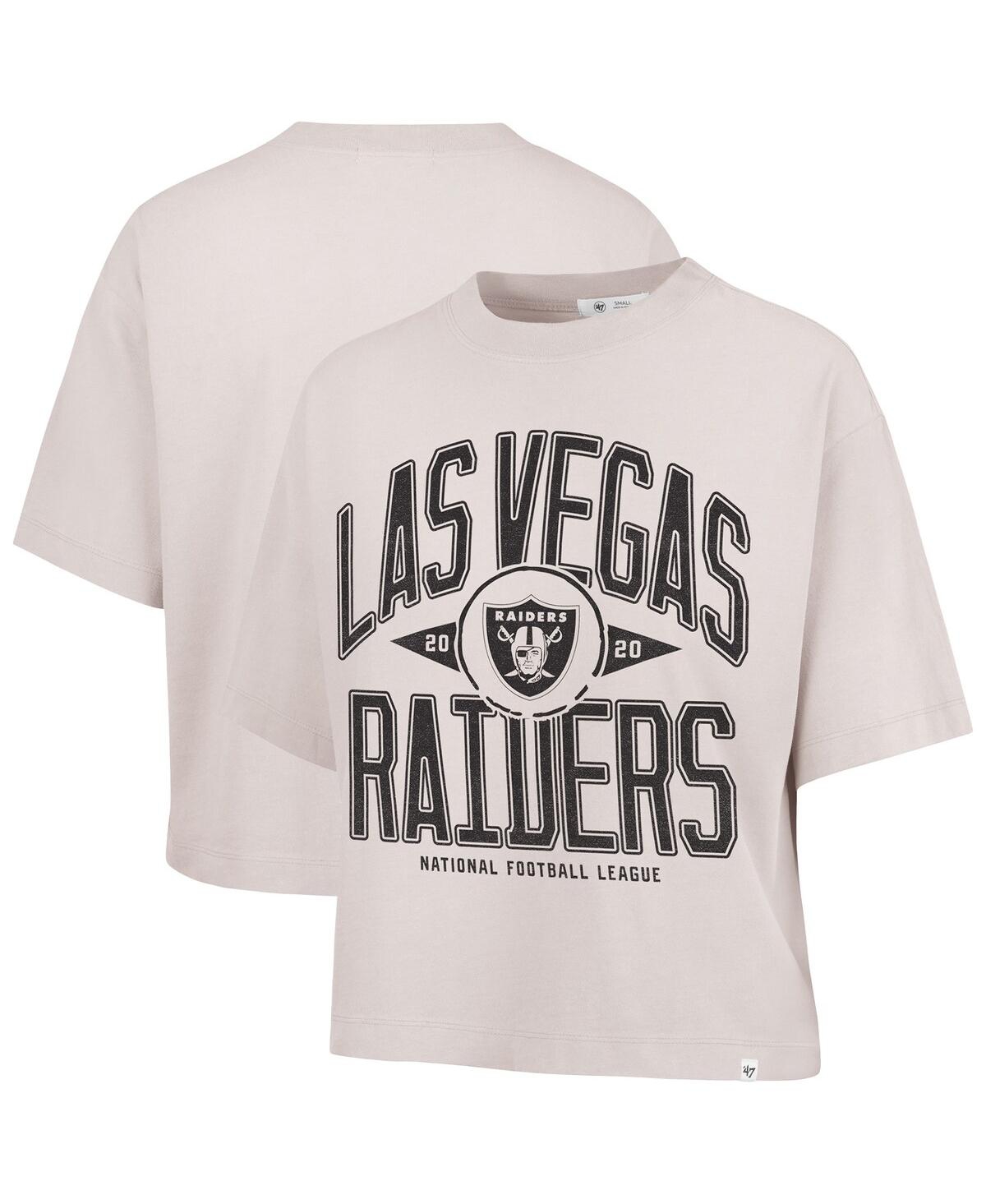 Click here for 47 Brand Womens Natural Las Vegas Raiders Cropped... prices