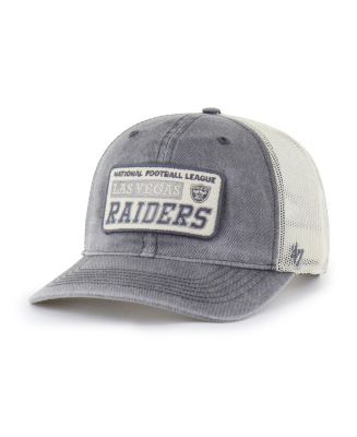'47 Brand Men's Charcoal Las Vegas Raiders Canteen Relaxed Trucker ...