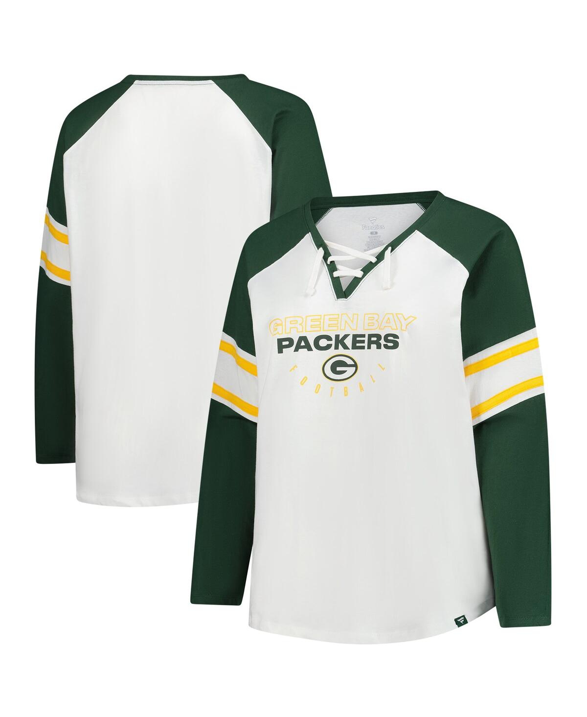 Click here for Fanatics Womens White Green Bay Packers Plus Size... prices