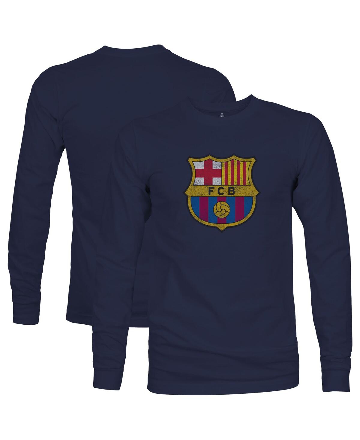 Click here for 1863FC Mens Navy Barcelona Color Badge Long Sleeve... prices