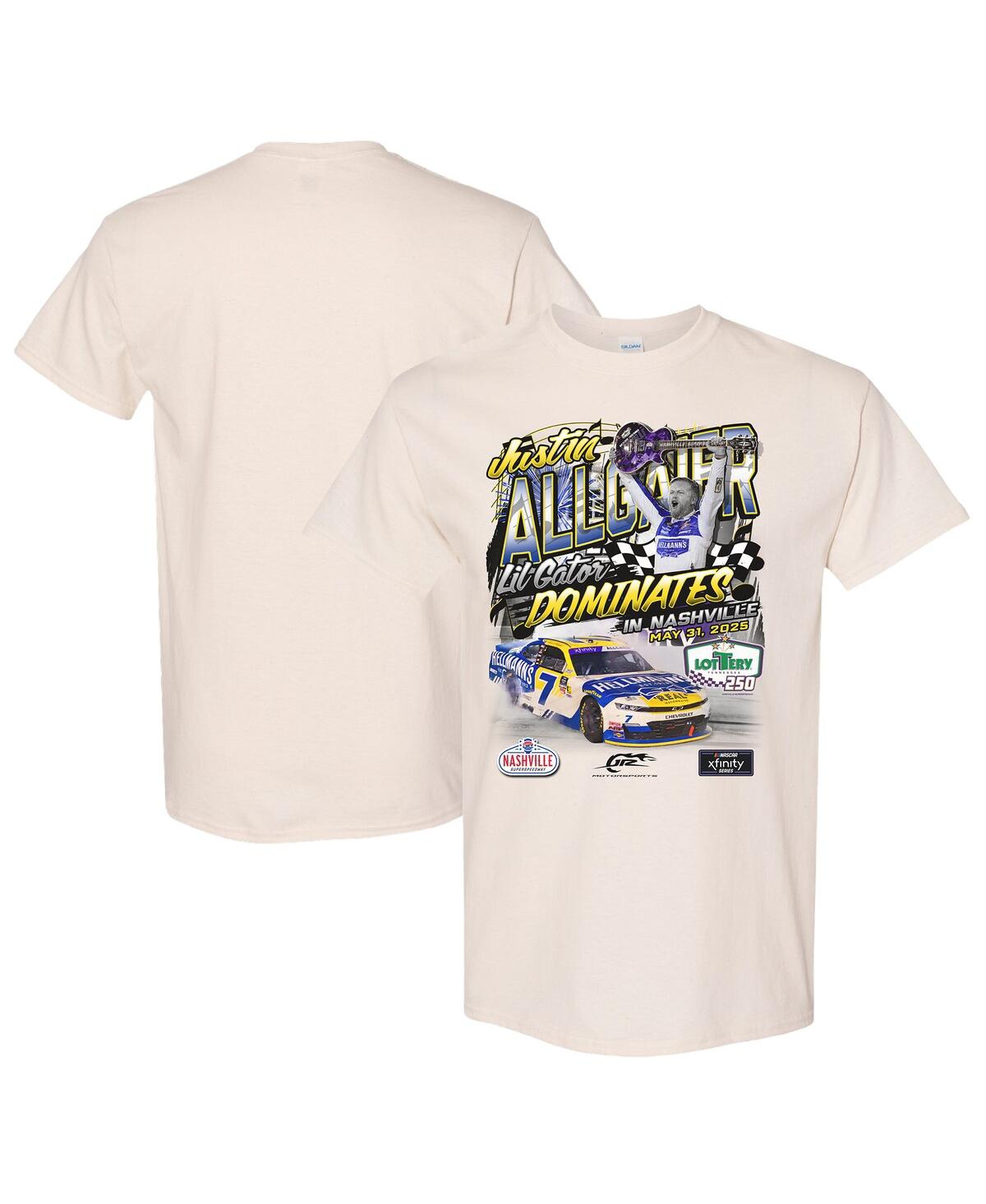 Click here for Checkered Flag Sports Mens Natural Justin Allgaier... prices