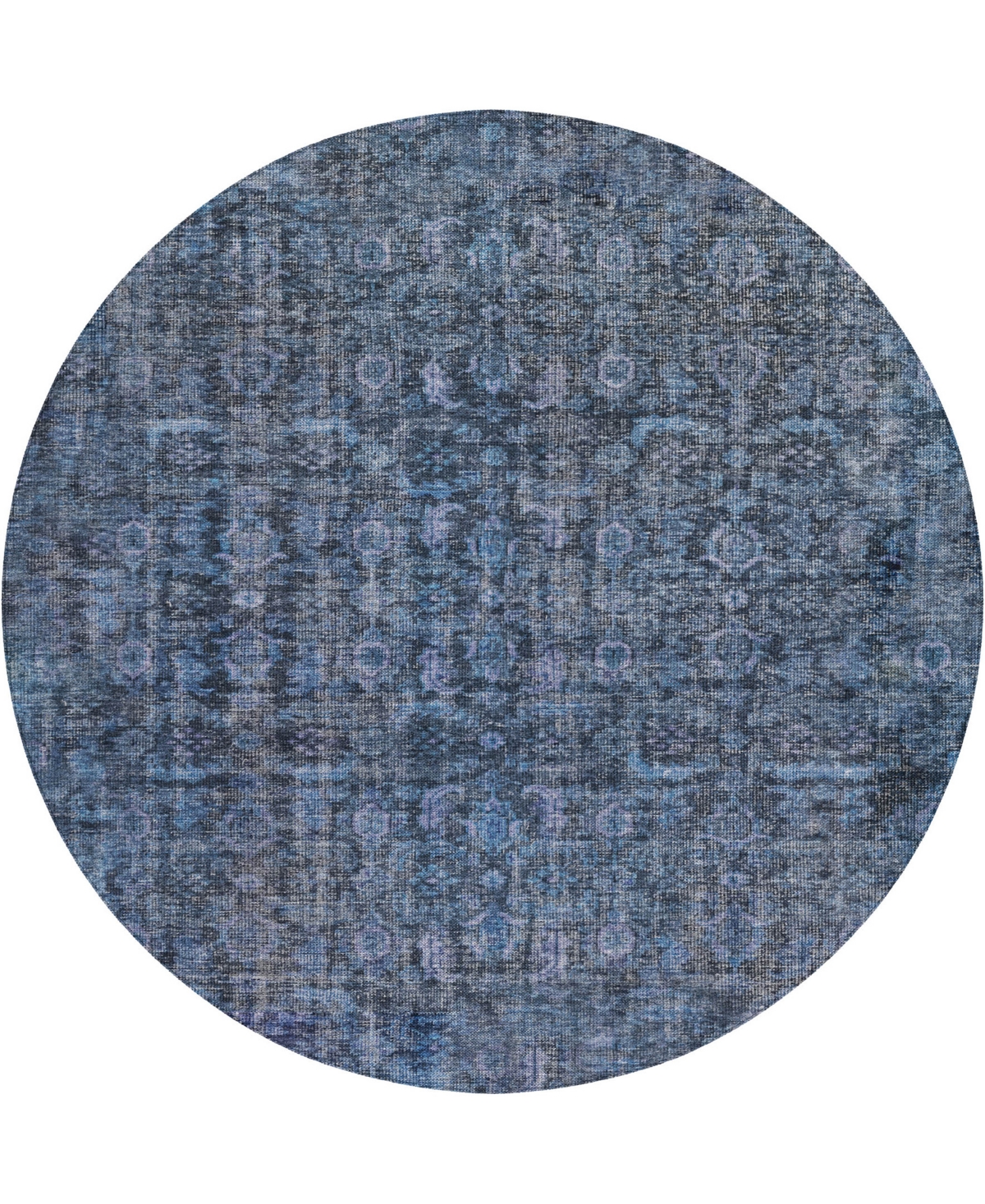 Click here for Dalyn Karaj KJ3 8x8 Round Area Rug - Blue prices