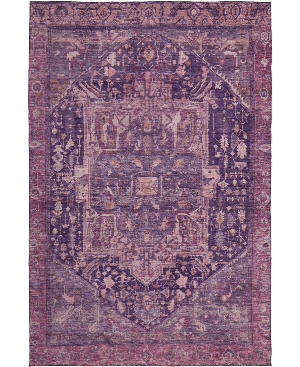 Click here for Dalyn Solace SL14 8x10 Area Rug - Eggplant prices