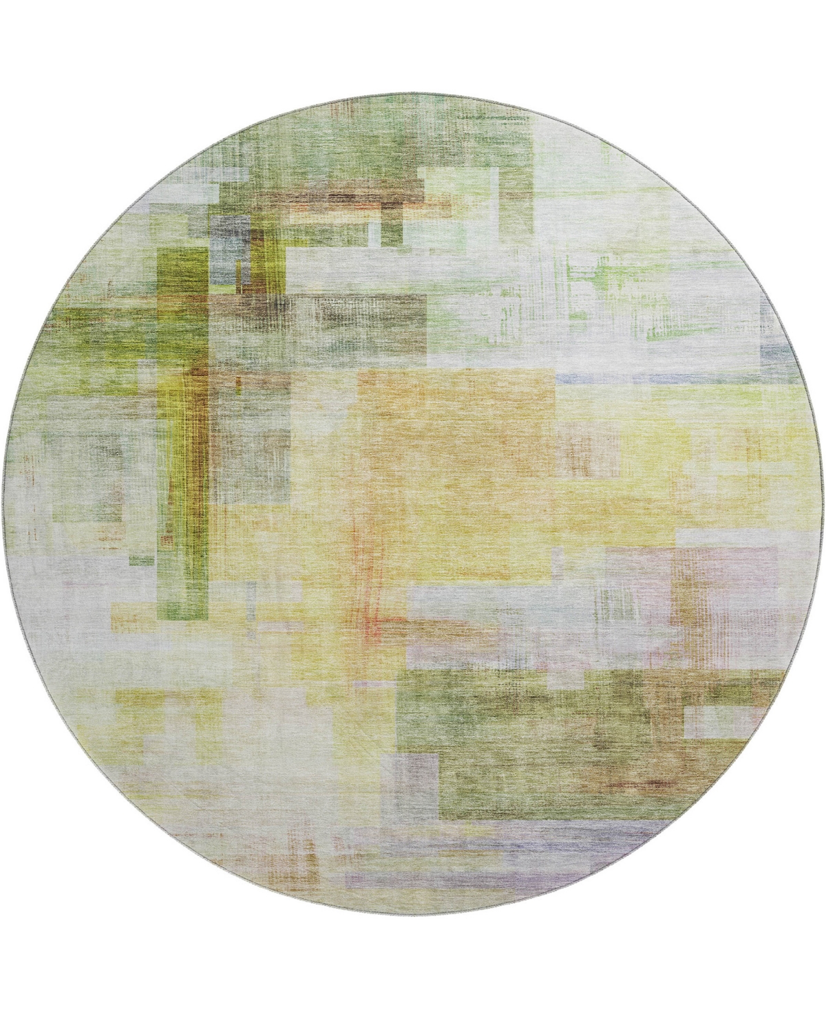 Click here for Dalyn Ravenna RN6 8x8 Round Area Rug - Green prices