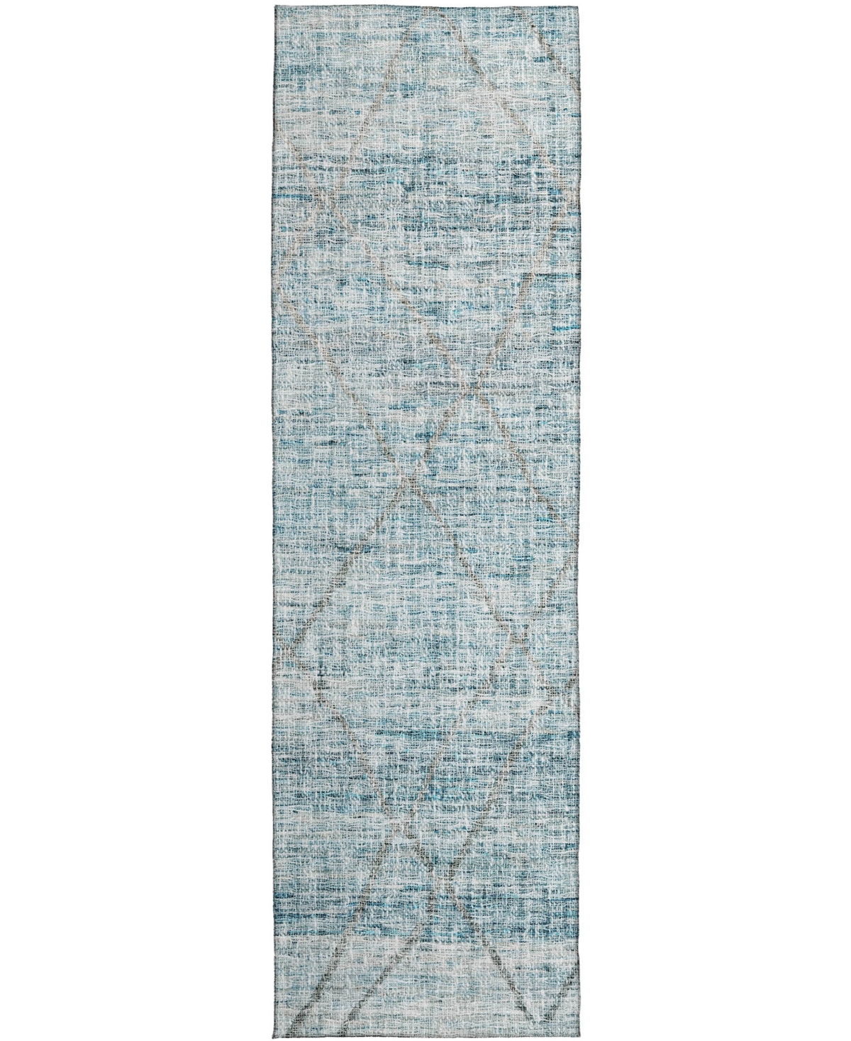 Click here for Dalyn Portico PO1 23x76 Runner Area Rug - Blue  Aq... prices
