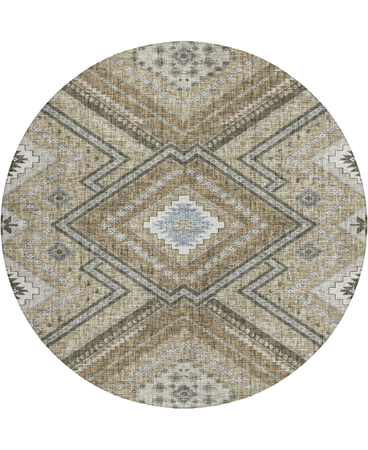Click here for Dalyn Portico PO5 8x8 Round Area Rug - Beige prices