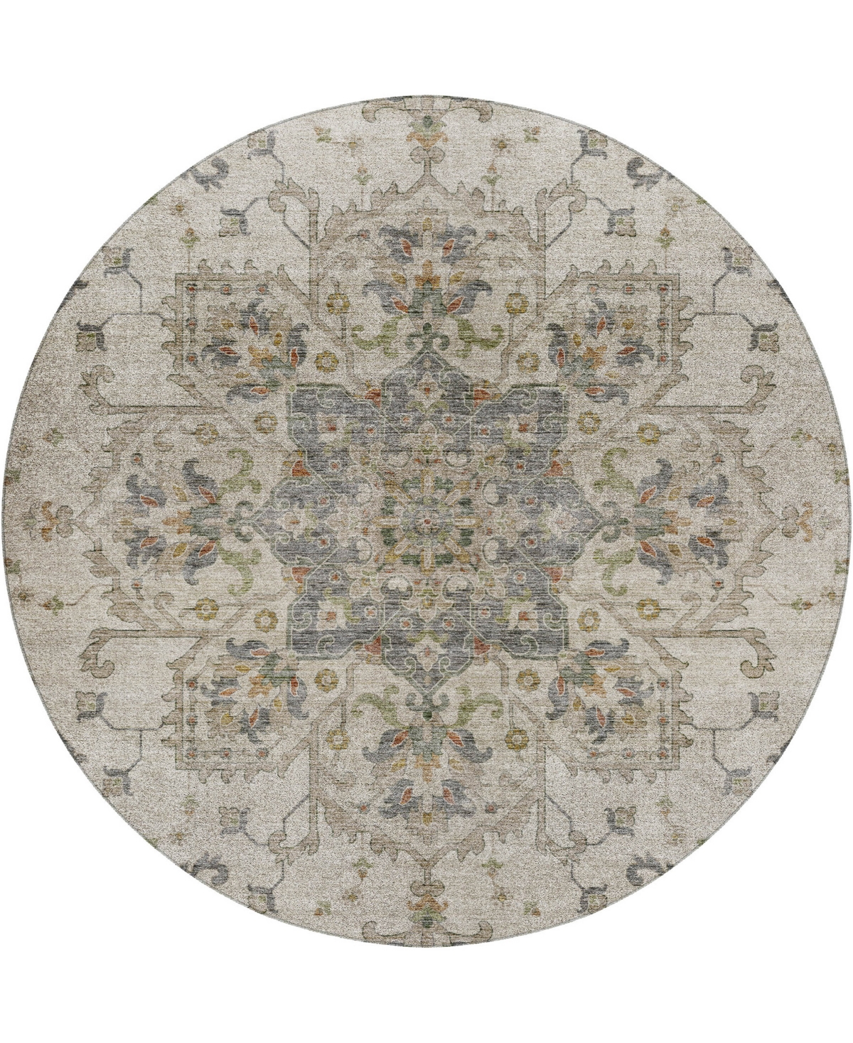 Click here for Dalyn Silk Road SR6 8x8 Round Area Rug - Ivory prices