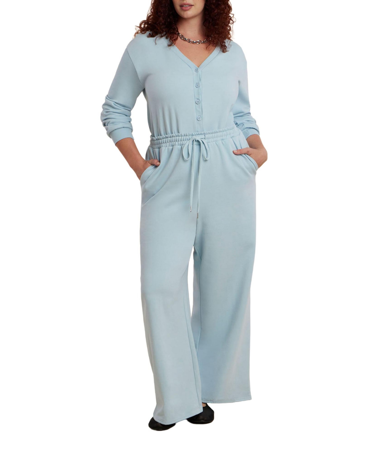 Click here for Eloquii Elements Womens Plus Size Button Up Long S... prices