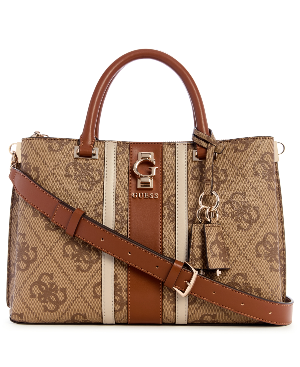 Click here for Guess Womens Erenia Girlfriend Satchel Bag - Latte... prices