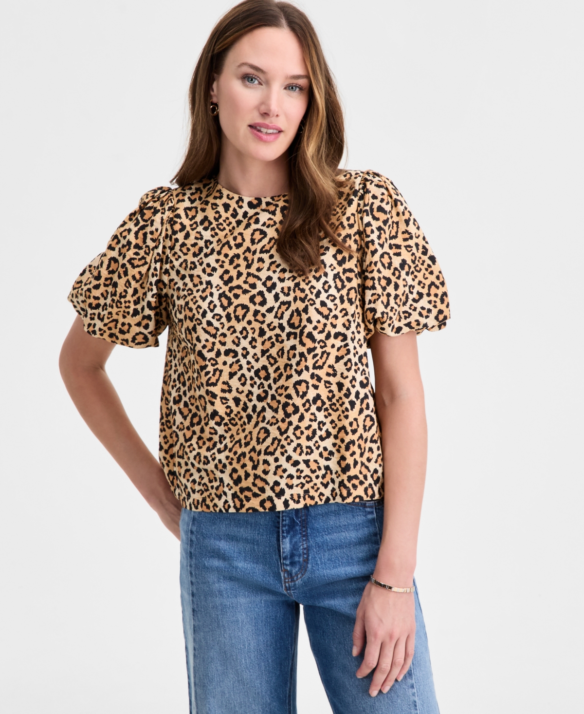 Click here for On 34th Woven Puff-Sleeve Top  Macys Exclusive - S... prices