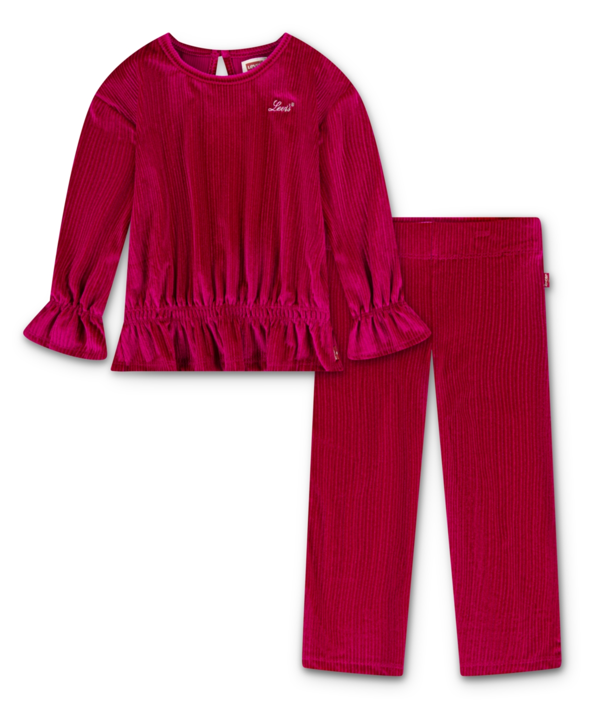 Click here for Levis Toddler Girls 2-Piece Long Sleeve Top and Wi... prices