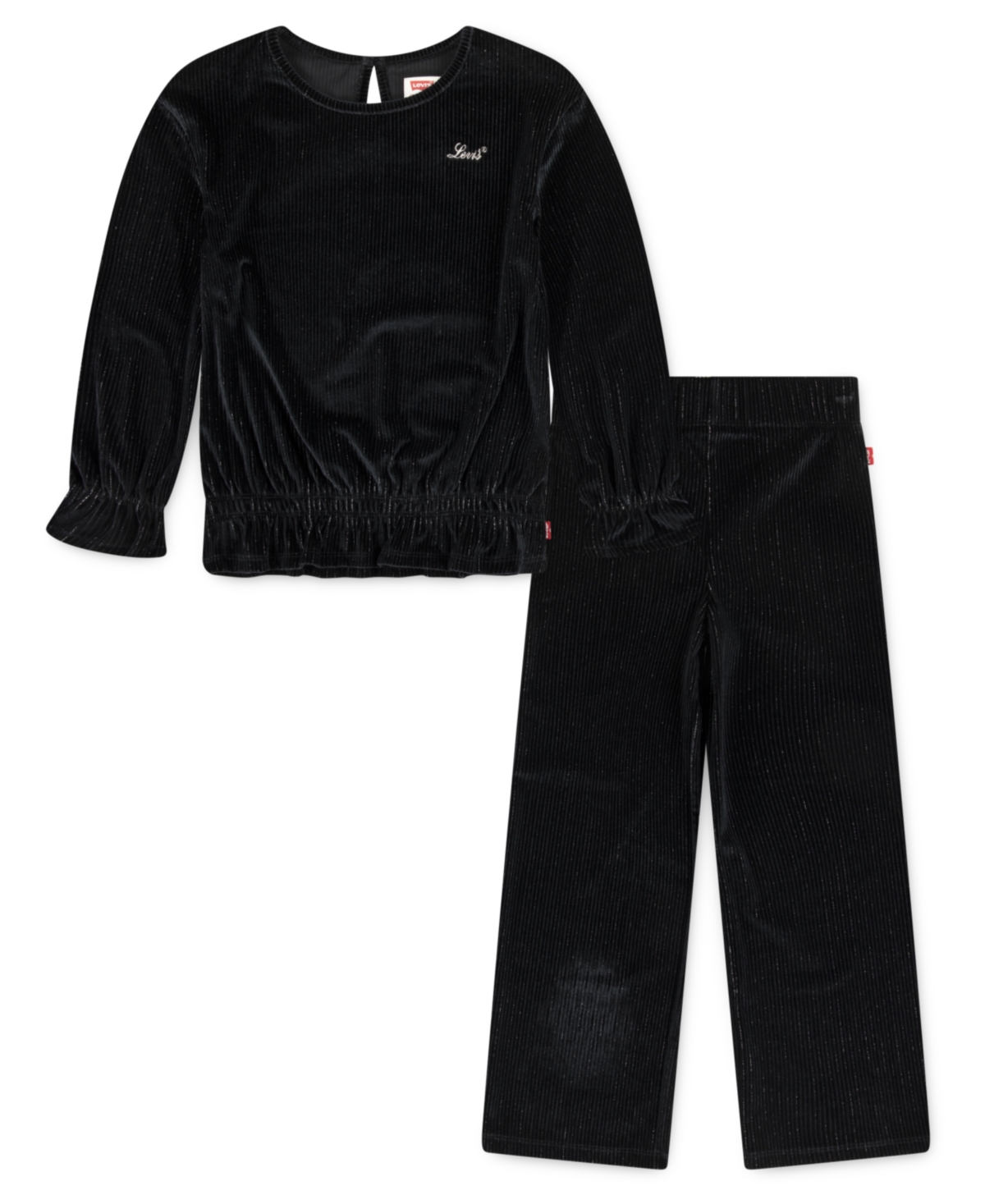 Click here for Levis Little Girls 2-Piece Long Sleeve Top and Wid... prices