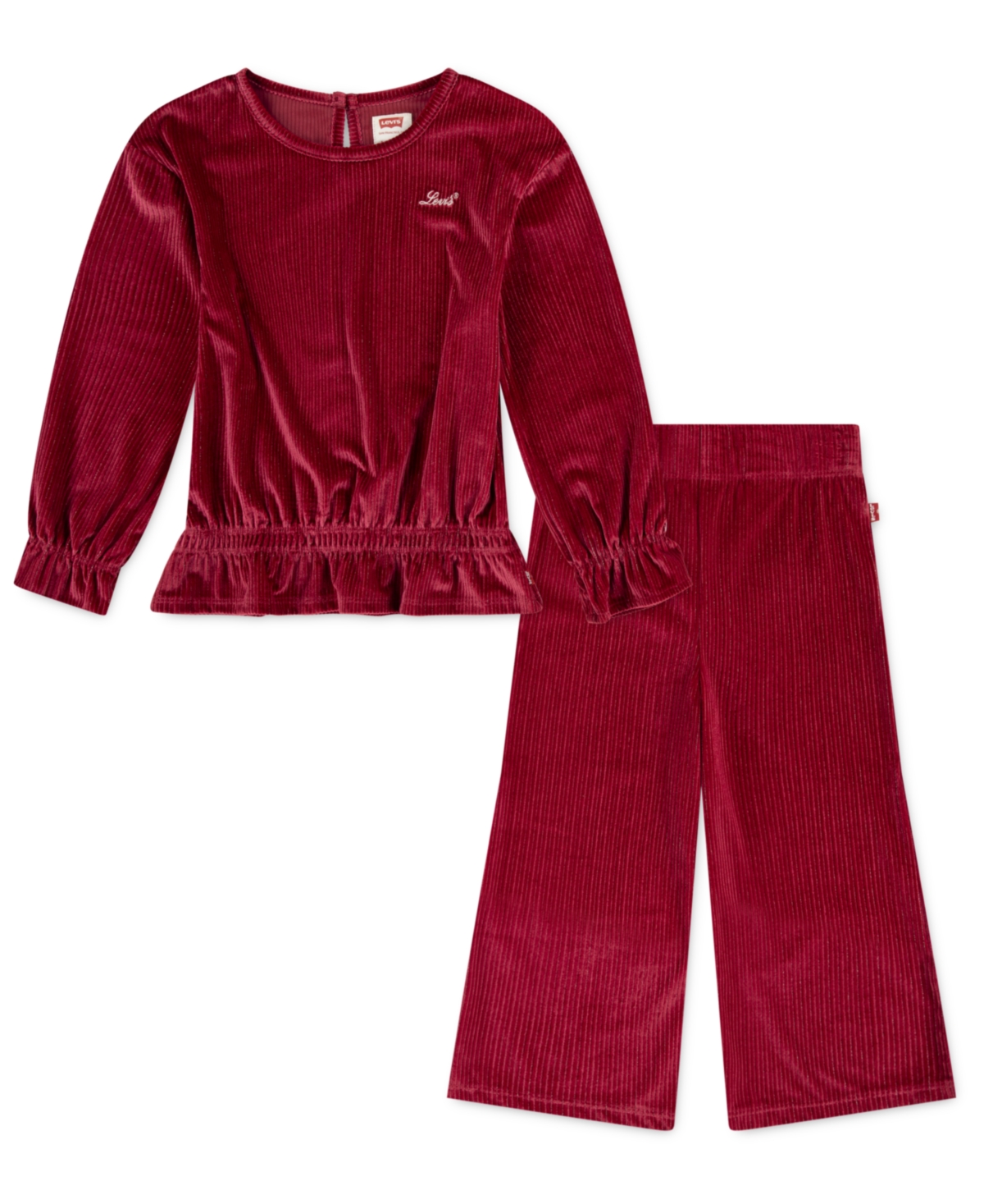 Click here for Levis Little Girls 2-Piece Long Sleeve Top and Wid... prices