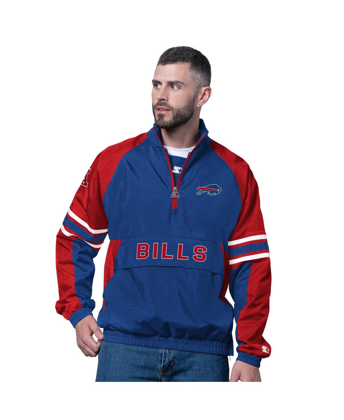 Click here for Starter Mens Royal Buffalo Bills Prospect Half-Zip... prices