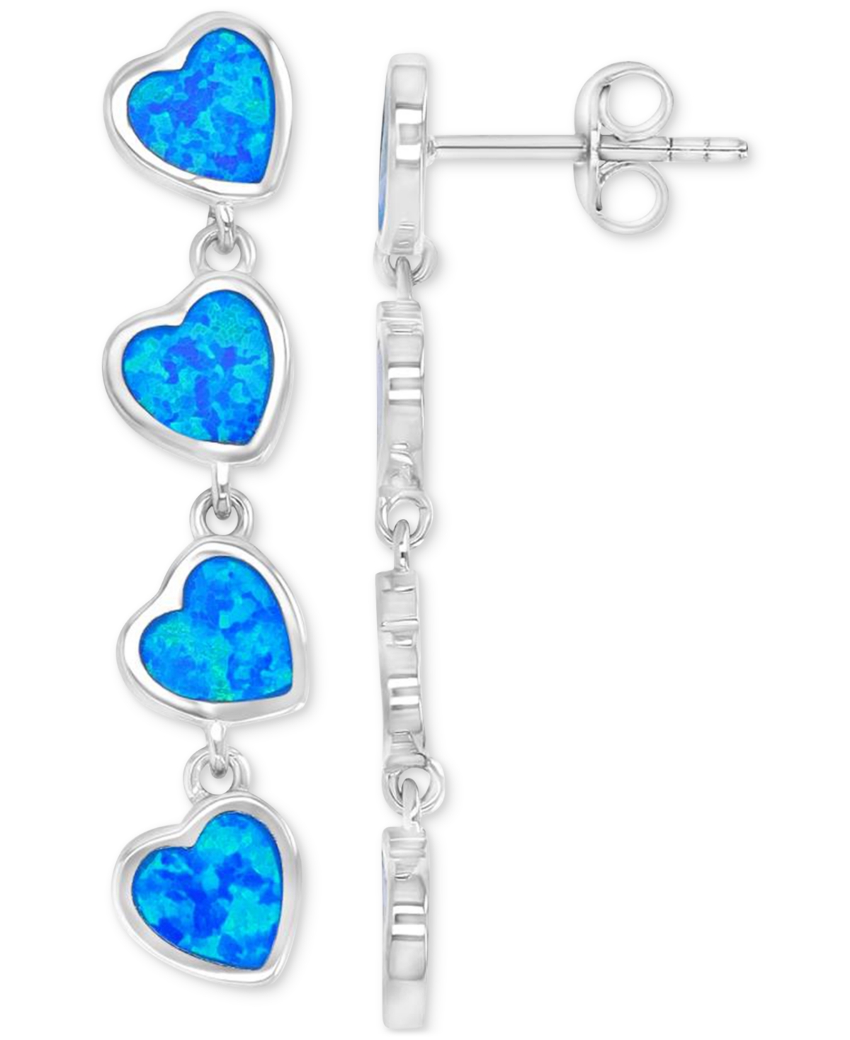 Click here for Macys Heart Shape Gemstones (1.25 ct.t.w.) Earring... prices