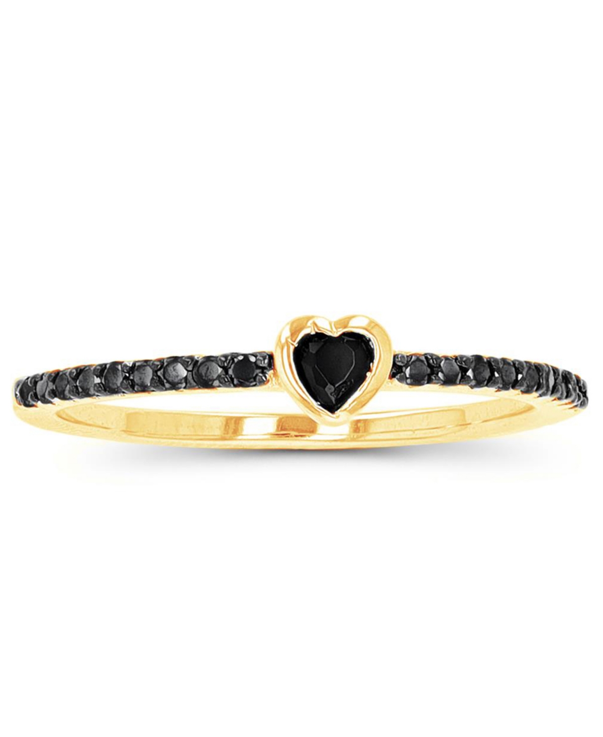 Click here for Macys Cubic Zirconia Heart Cut Ring (0.496 ct. t.w... prices
