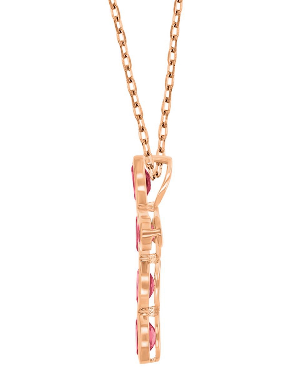 Click here for Macys Rhodolite Necklace (1.8 ct.t.w.) in 14k Rose... prices