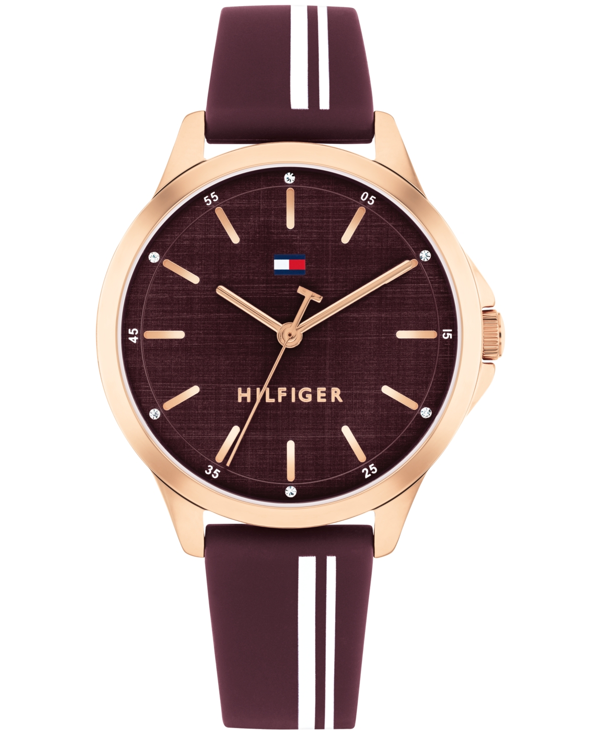 Click here for Tommy Hilfiger Womens Quartz Cherry Silicone Strap... prices