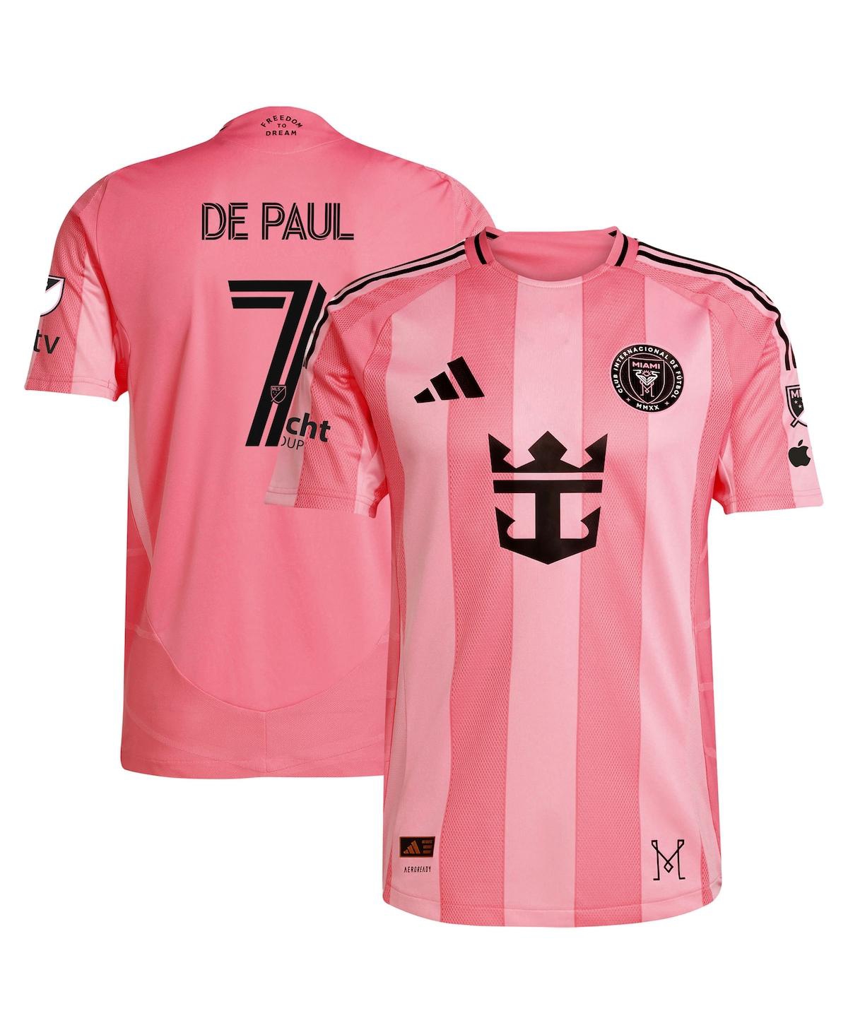 Click here for Adidas Mens Rodrigo De Paul Light Pink Inter Miami... prices