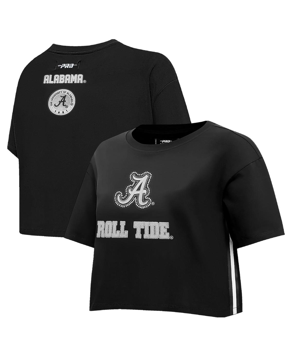 Click here for Pro Standard Womens Black Alabama Crimson Tide Rhi... prices