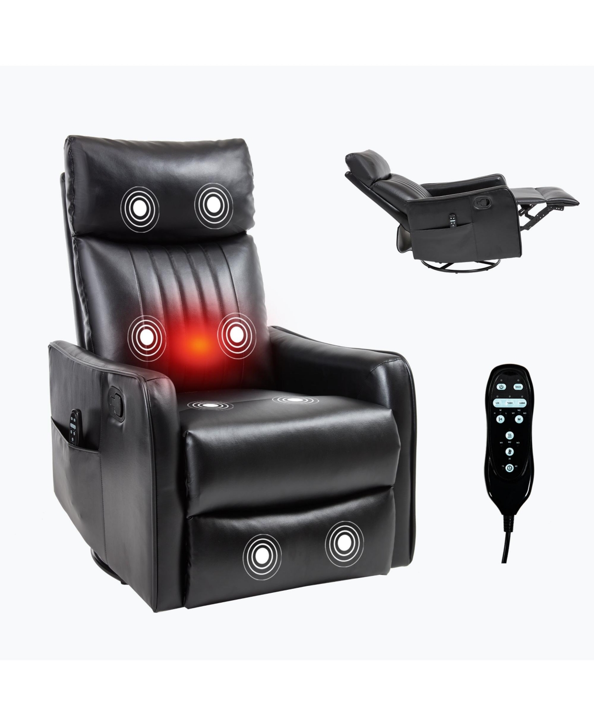 Click here for Boyel Living Heat Massage Manual Recliner Chair wi... prices
