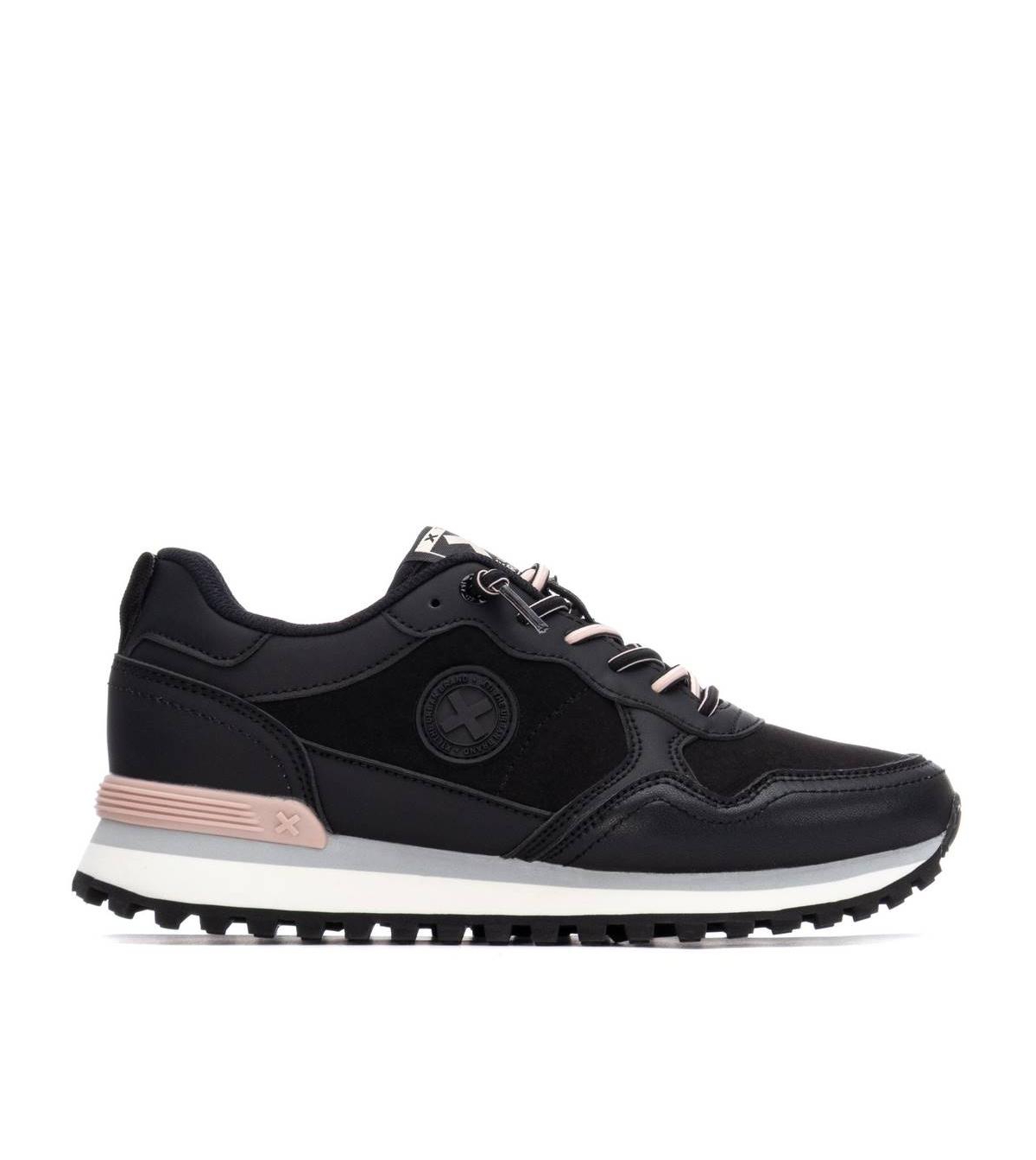 Click here for Womens Lace-Up Sneakers By Xti - Black prices