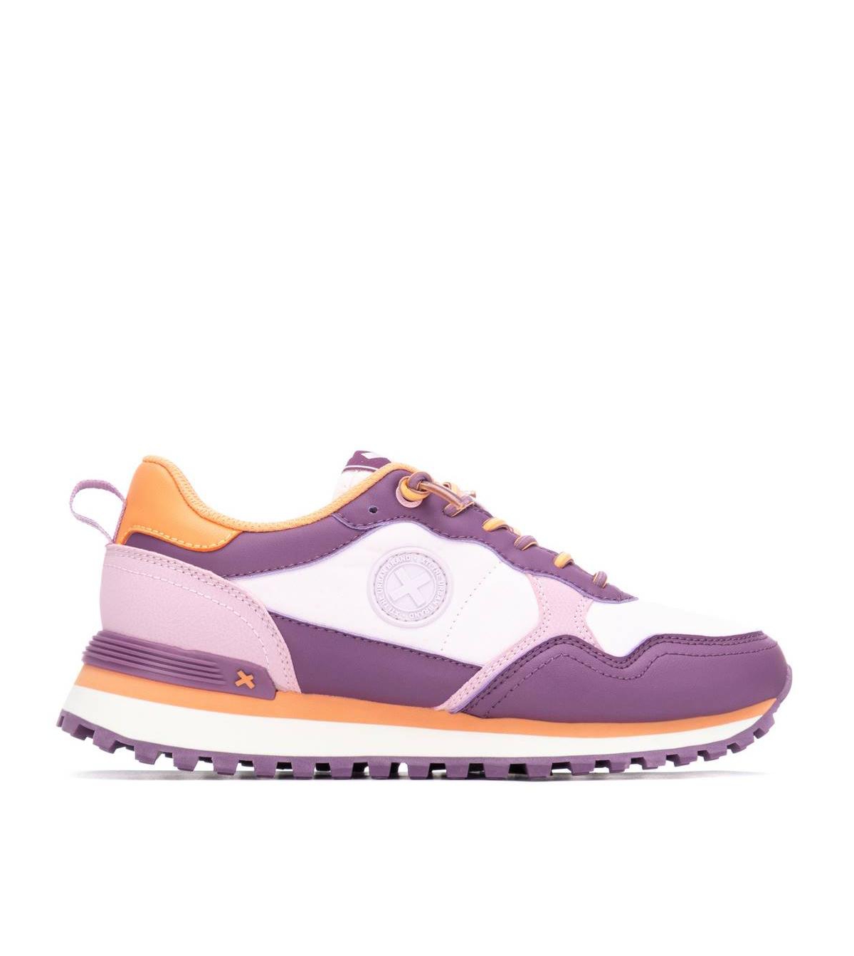 Click here for Womens Lace-Up Sneakers By Xti - Lilac prices