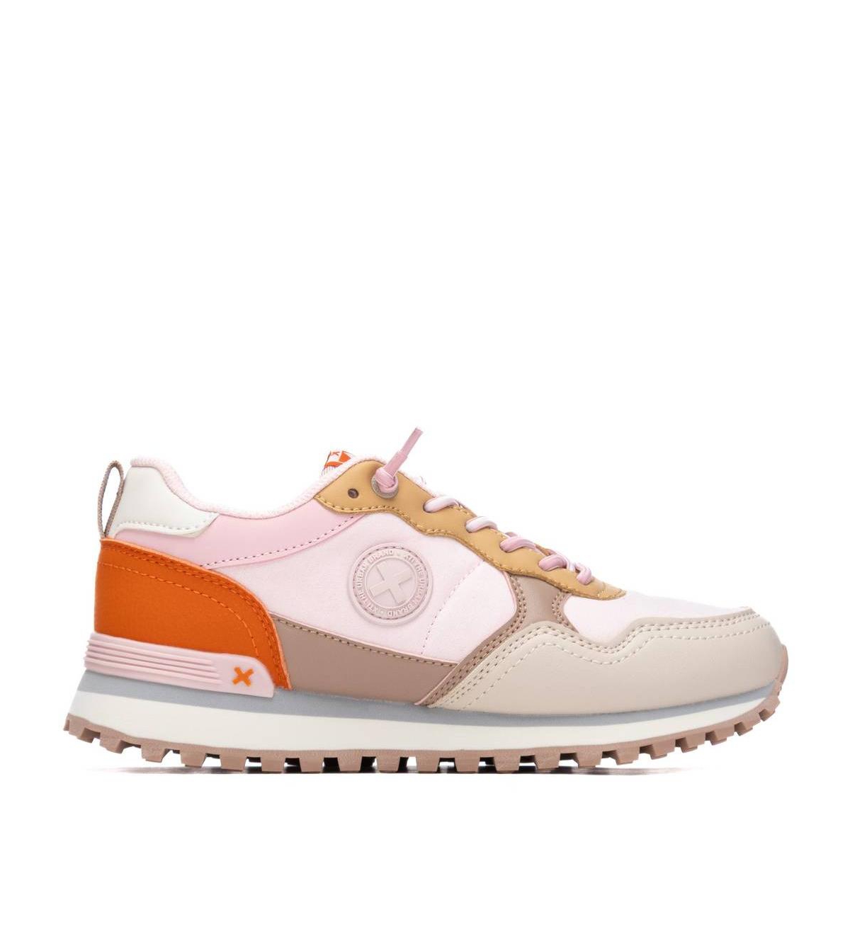 Click here for Womens Lace-Up Sneakers By Xti - Pink prices