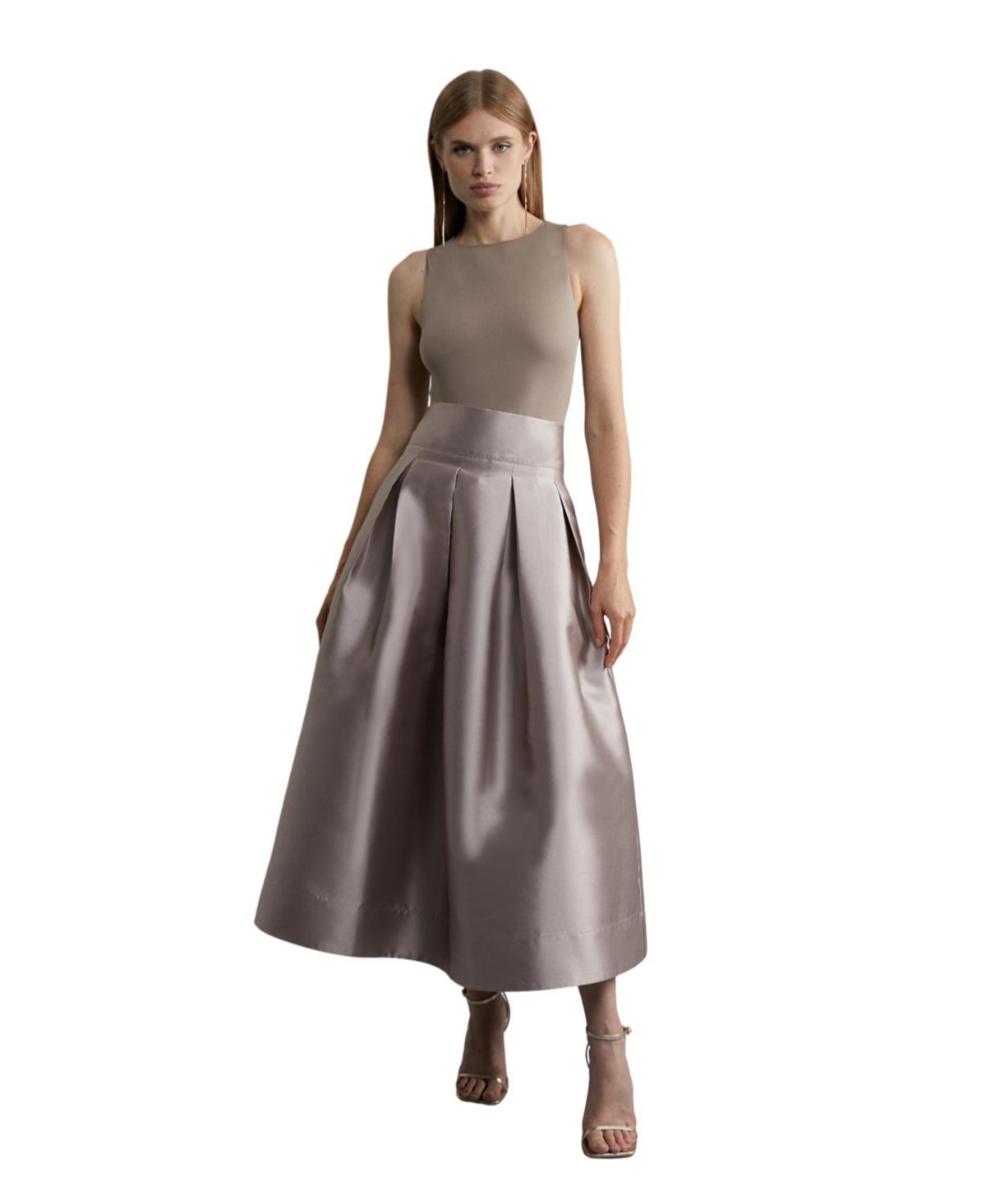 Click here for Karen Millen Womens Twill Woven Prom Maxi Skirt -... prices