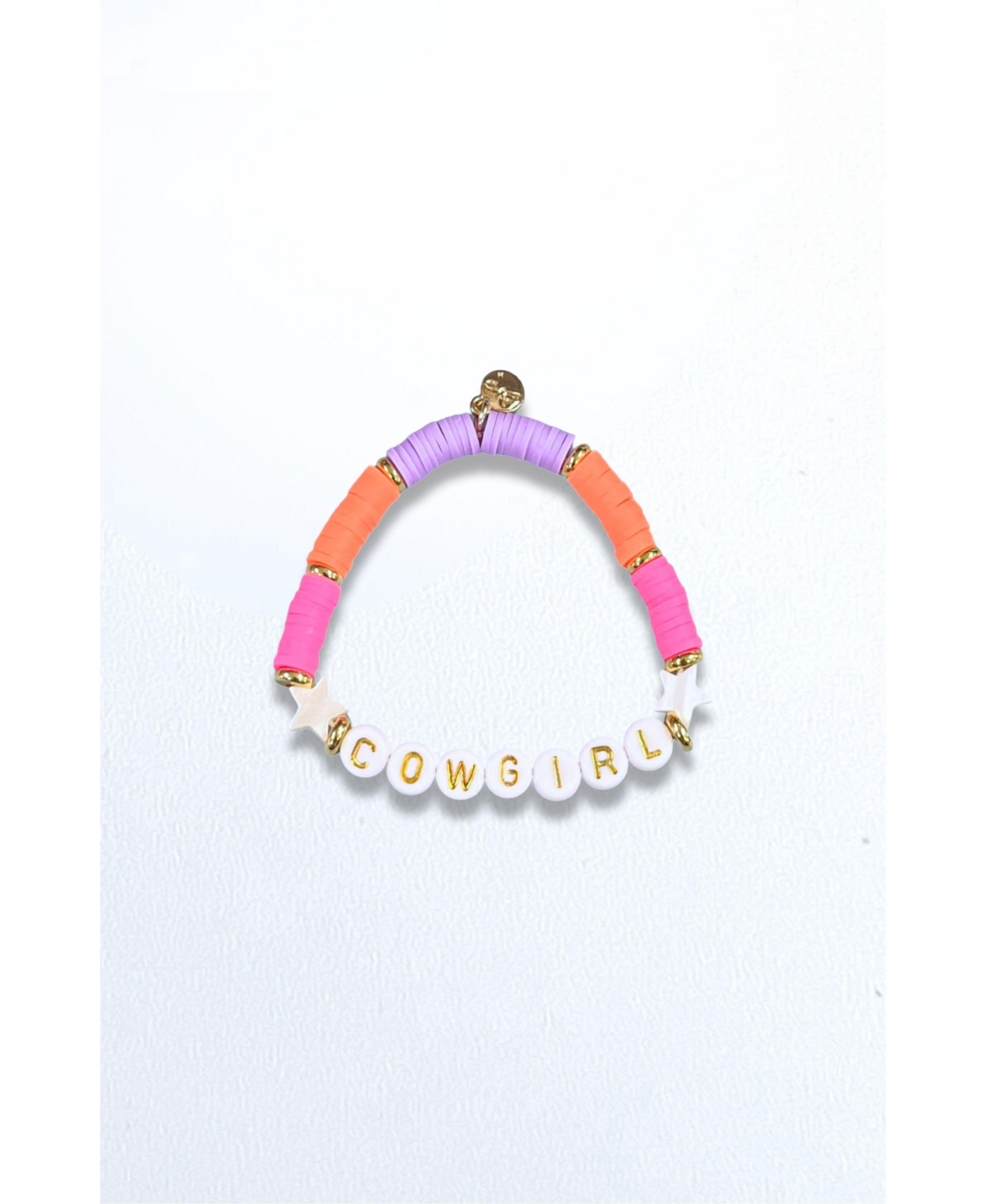 Click here for Bits & Bows Girls Cowgirl Bracelet in Purple prices