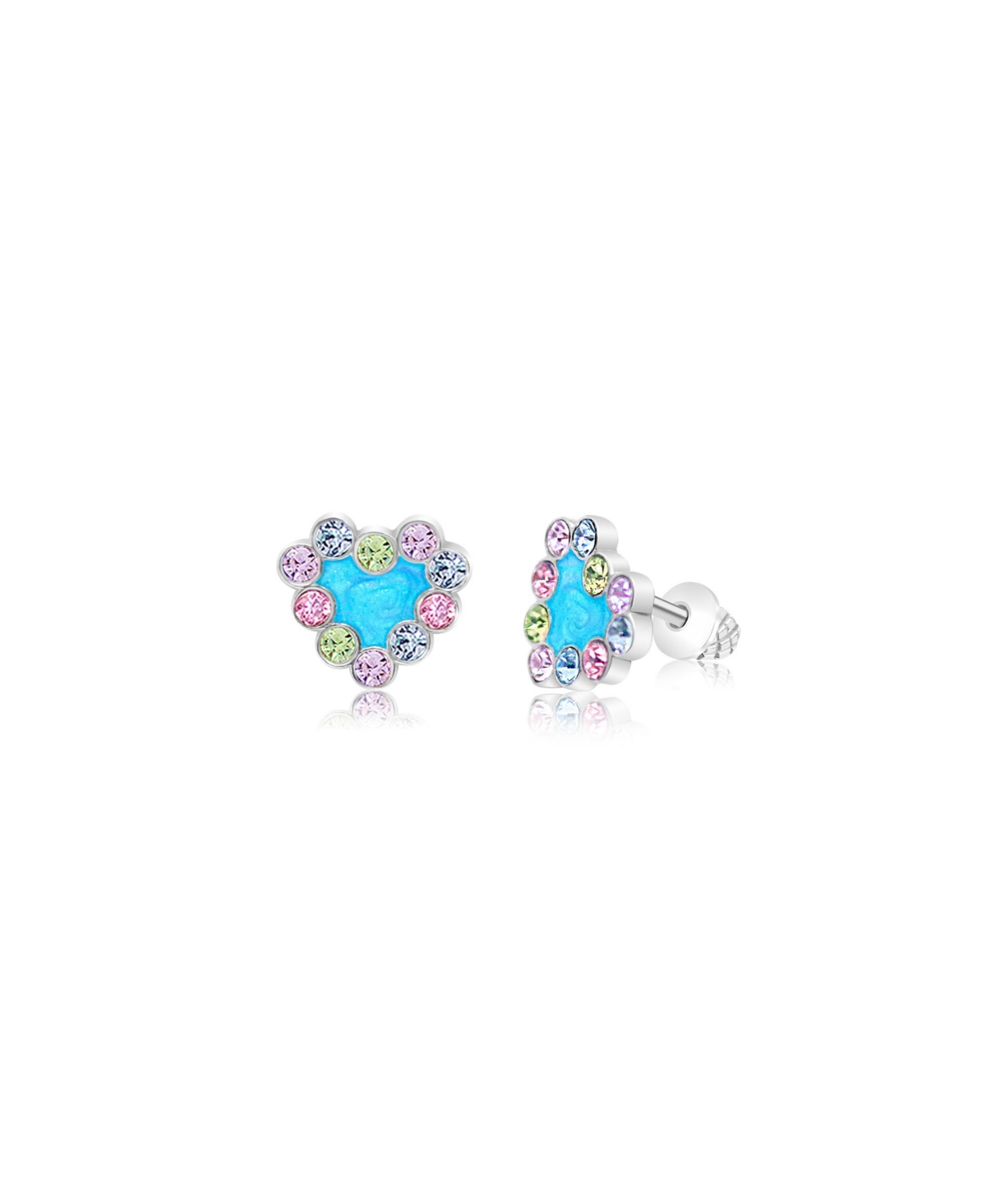 Click here for Chanteur/Girl/Heart Blue Enamel Crystal White Gold... prices