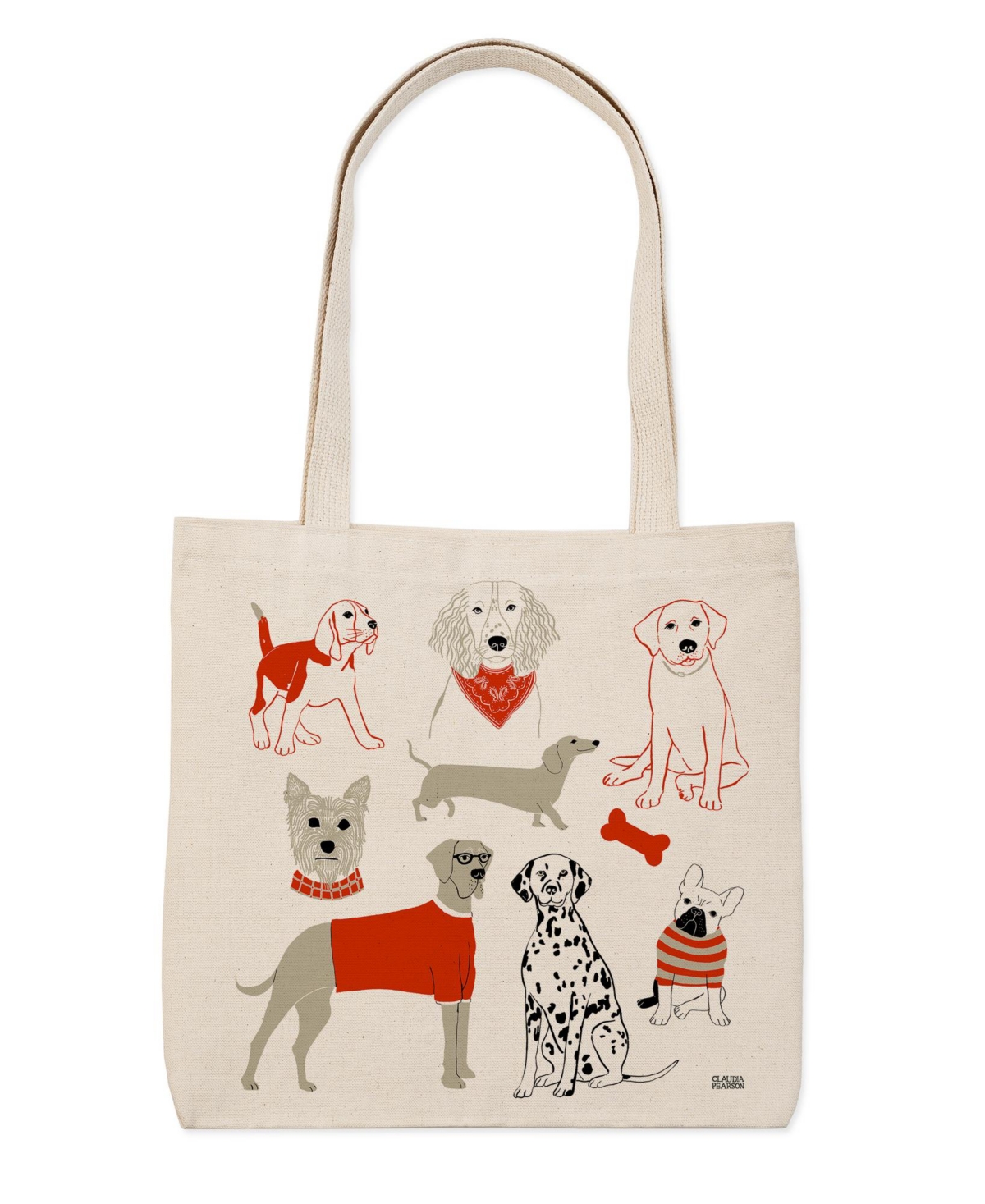 Click here for Dog Everyday Tote - Gray  orange  balck prices
