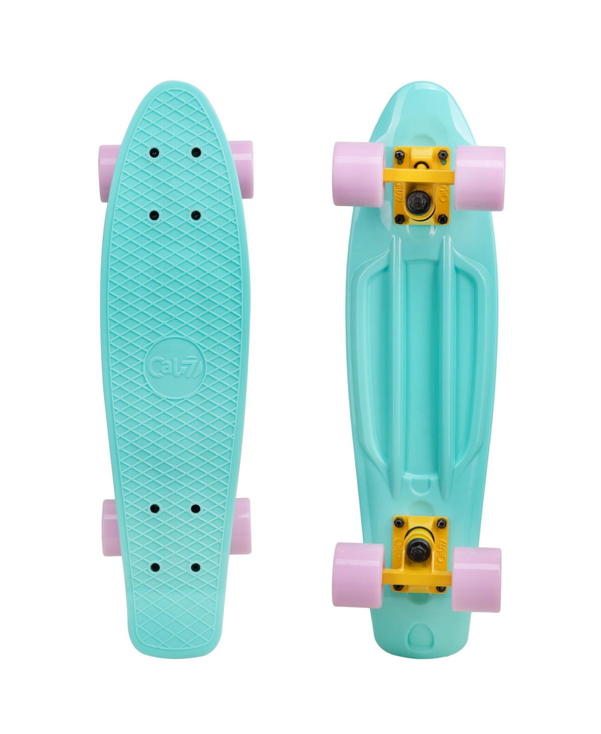 Click here for Cal 7 22 Inch Mini Cruiser Skateboard - Mint prices