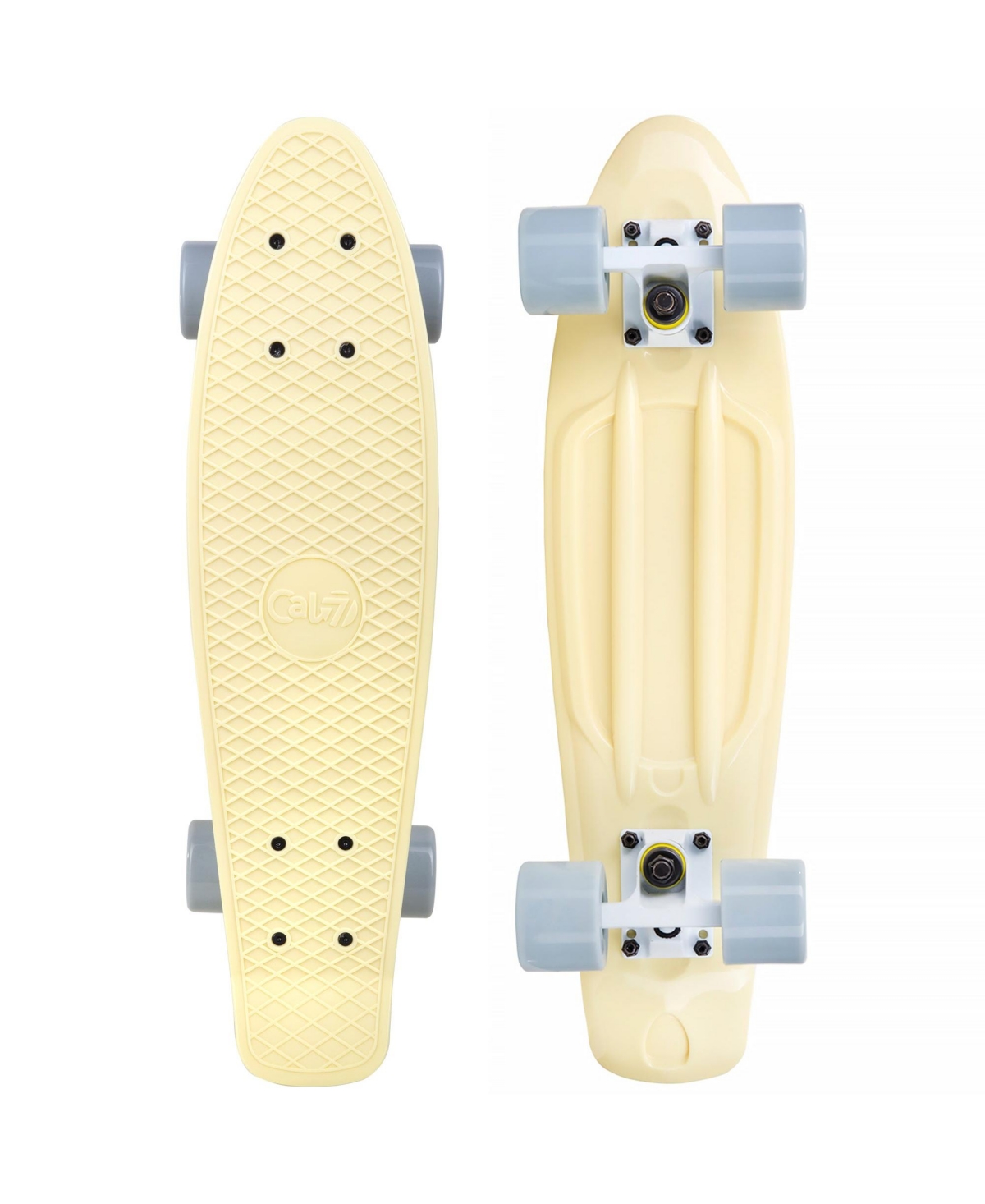 Click here for Cal 7 22 Inch Mini Cruiser Skateboard - Snowdrop prices