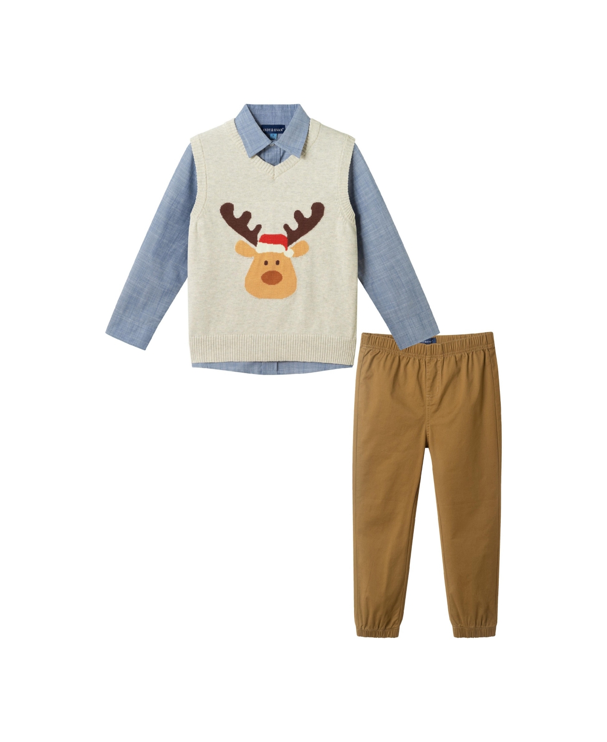 Click here for Andy & Evan Toddler/Child Boys Winter Moose Sweate... prices